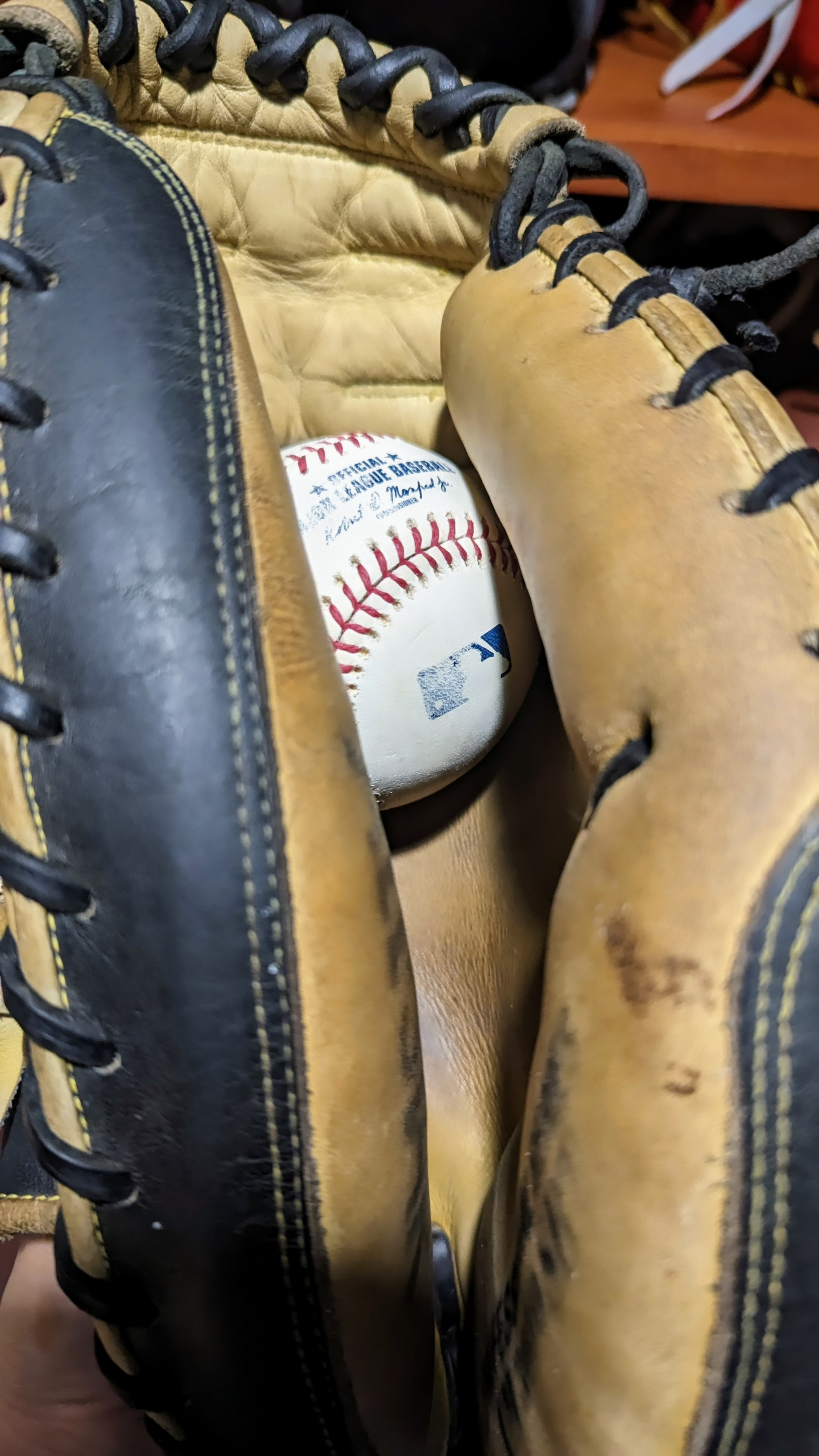 Used All Star Pro Elite CM3000 SBT Baseball Catcher's Mitt 33.5 ...