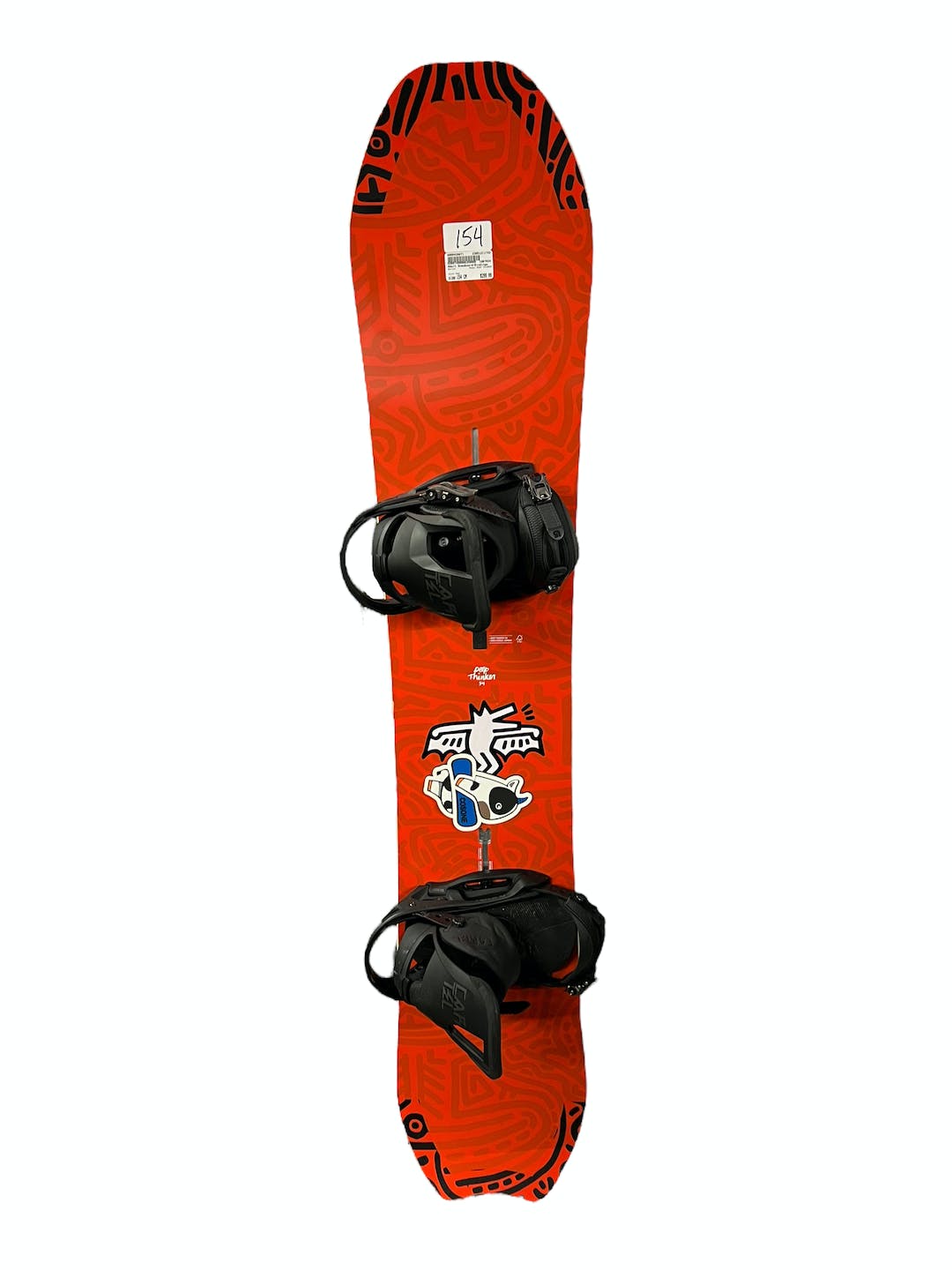 Used Burton Deep Thinker 154 Cm Men's Snowboard Combo | SidelineSwap