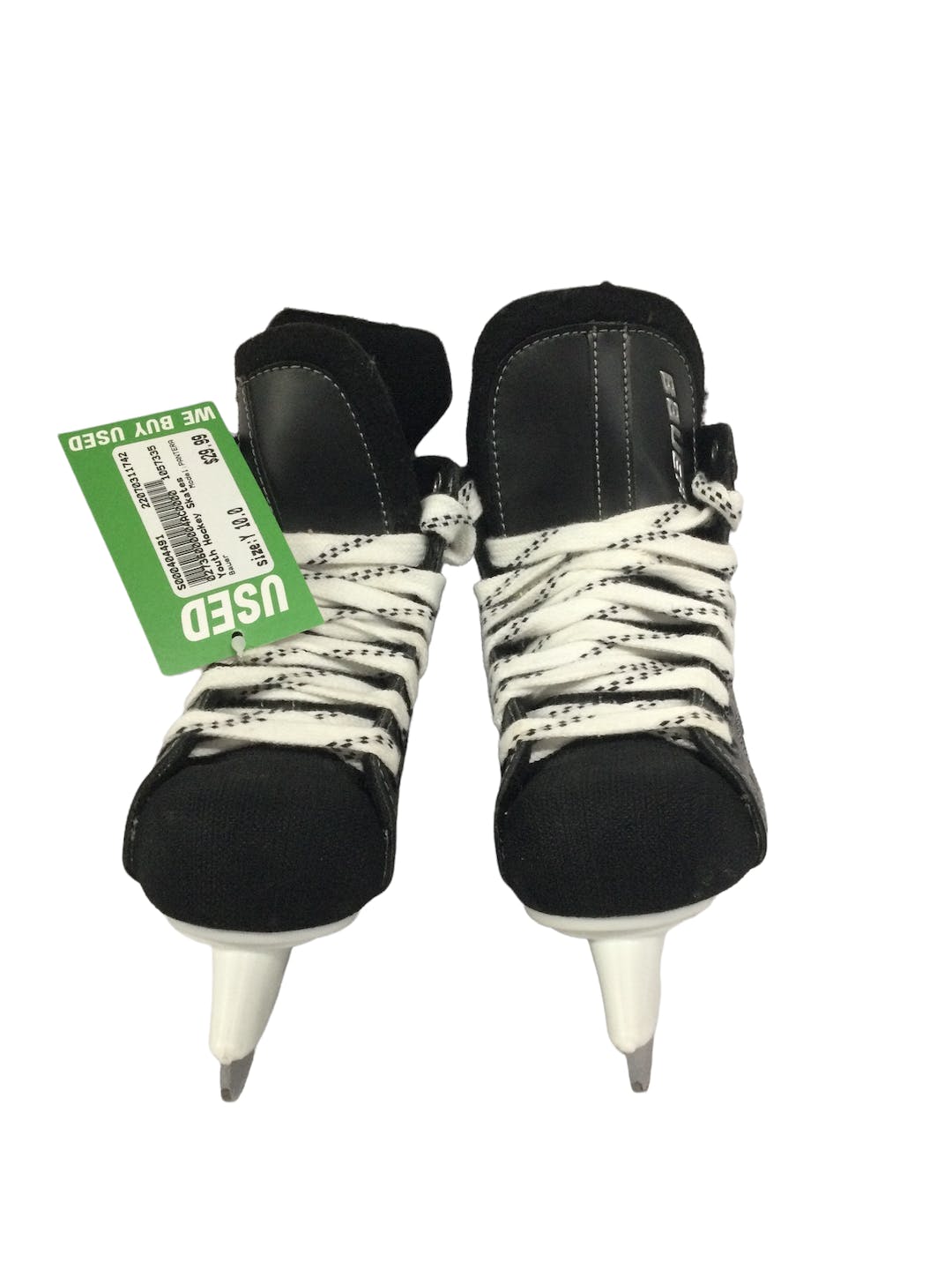 Used Bauer Pantera Youth 10 Ice Hockey Skates | SidelineSwap