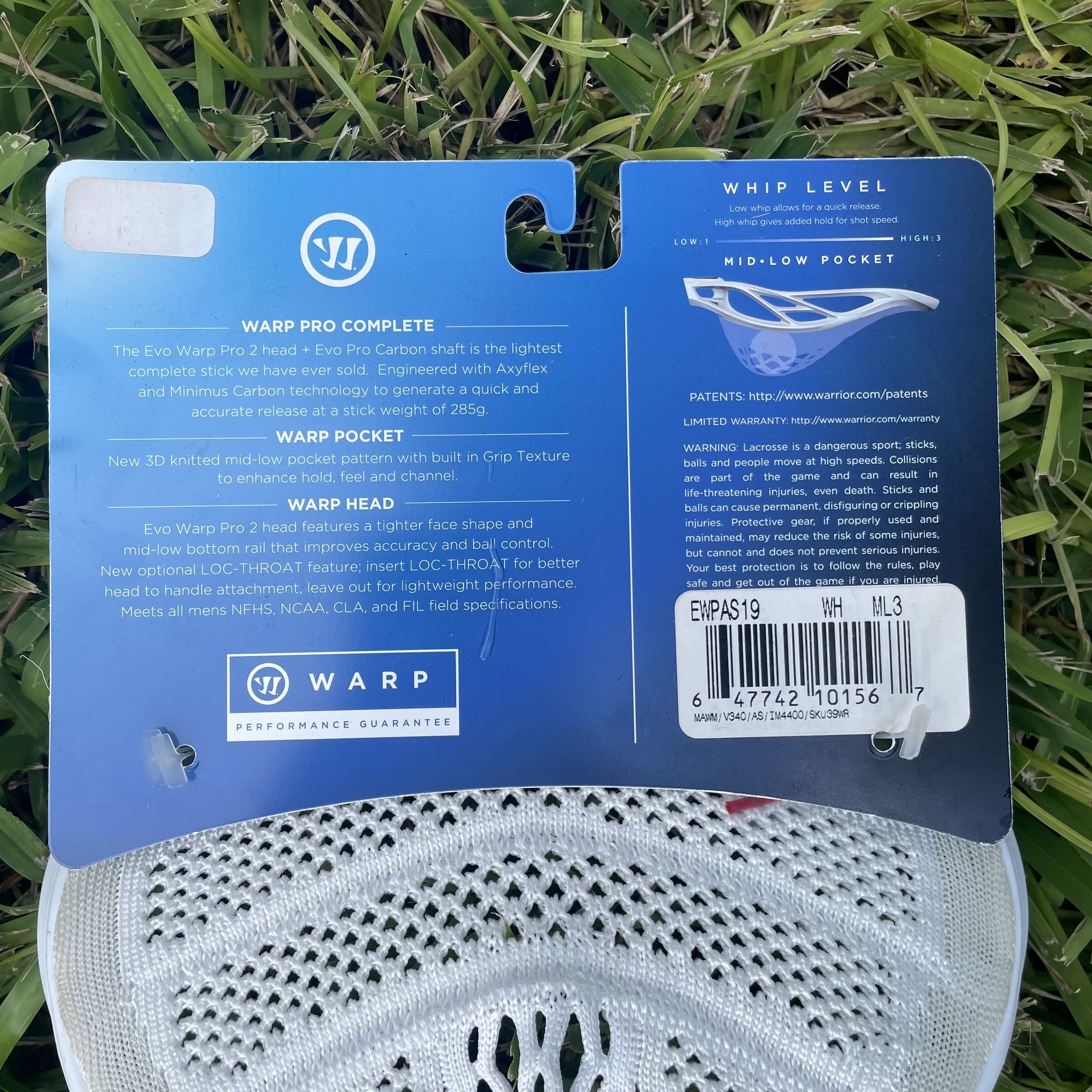 New Warrior Evo Warp Pro Head | SidelineSwap