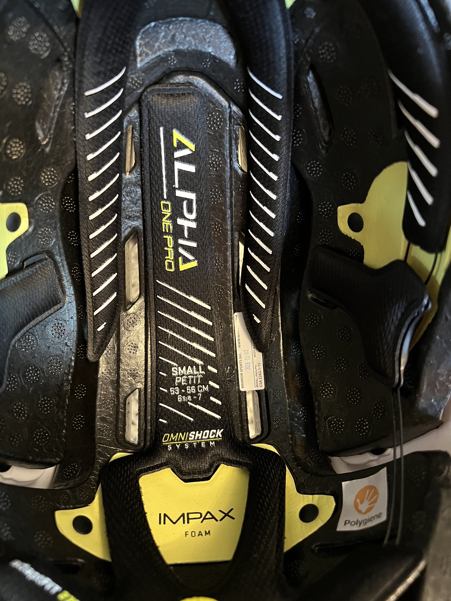 New Small Warrior Pro Stock Alpha One Pro Helmet | SidelineSwap