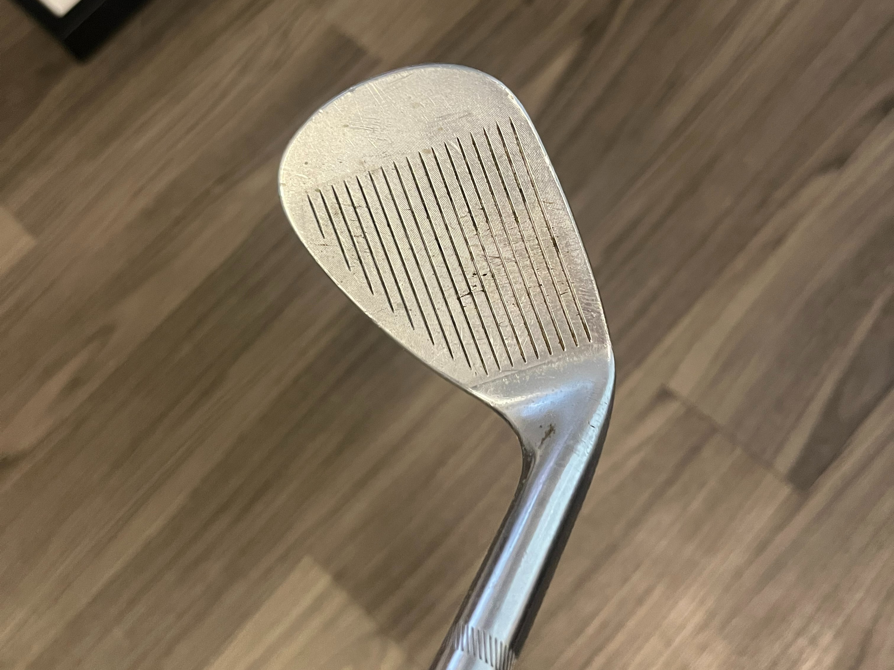 Men's Used Titleist Left Hand Vokey SM5 Tour Chrome Wedge Wedge Flex 54 ...