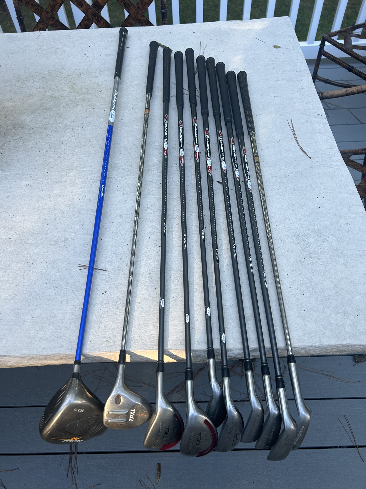 Men's Right Handed Regular Flex 10 Pieces Idea Clubs (Full Set ...