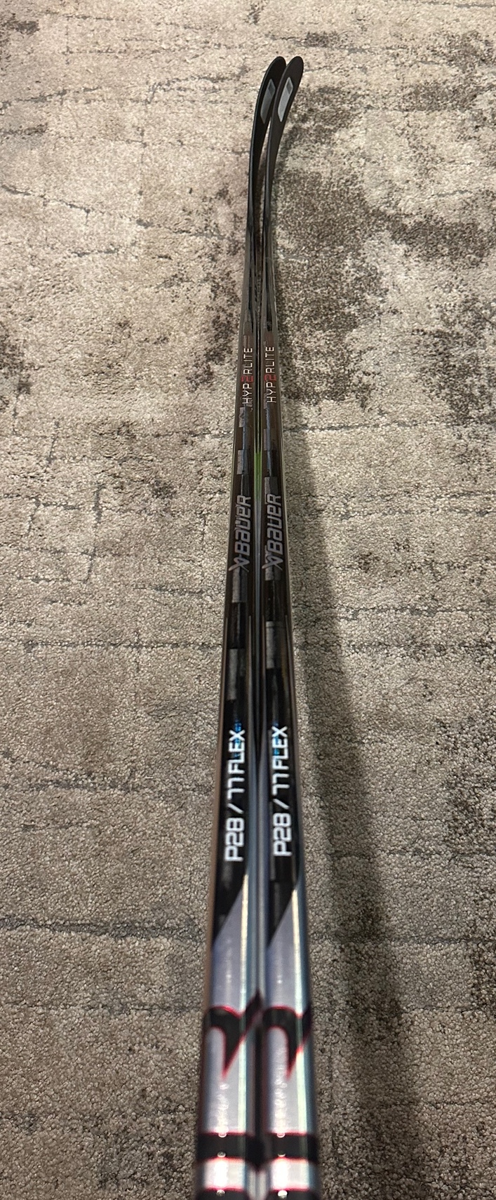 NEW!! 2 PACK! 2x 77 Flex Left Hand P28 Vapor Hyp2rlite Hockey Sticks ...