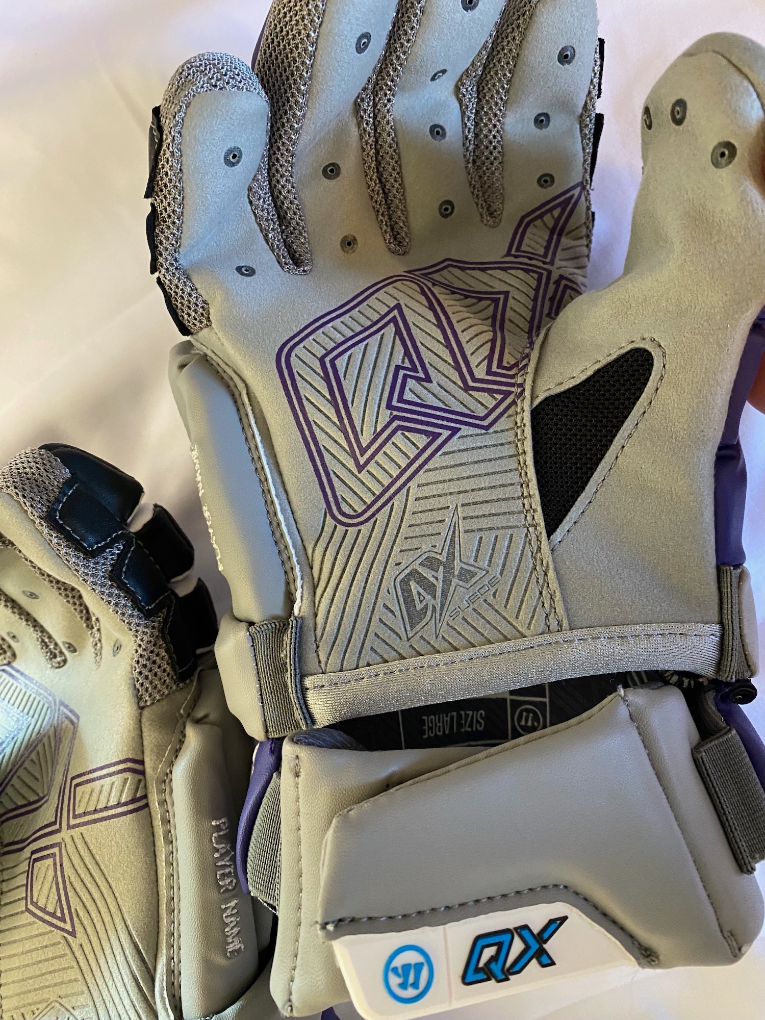 New PLL Water Dogs Warrior Evo QX lacrosse gloves | SidelineSwap