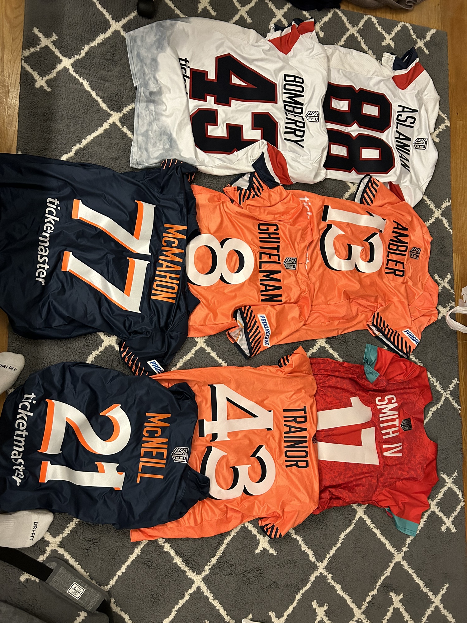 PLL Game worn Ryan Ambler Archers Medium Champion Jersey | SidelineSwap