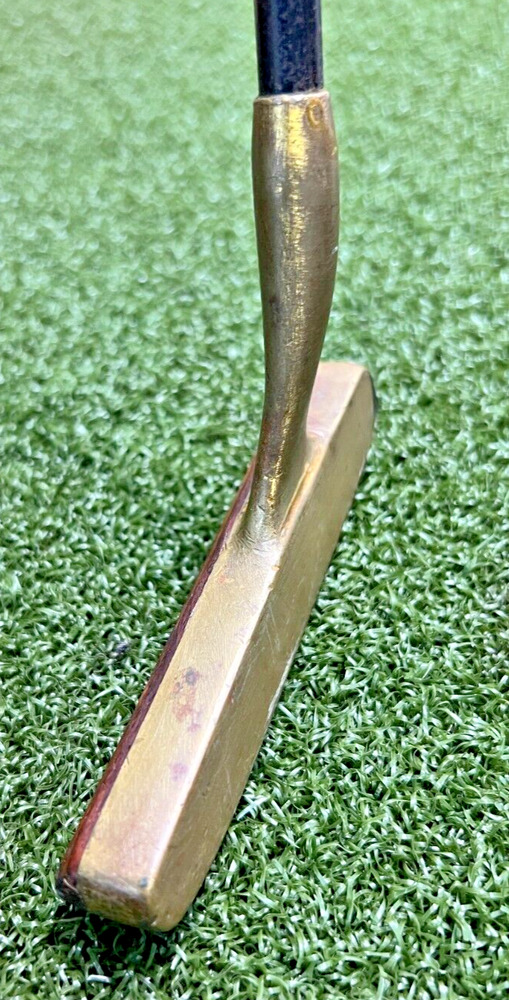 THE PUTTER 02-452 / Brass w Wood Inlay / 35" / Vintage All Original ...