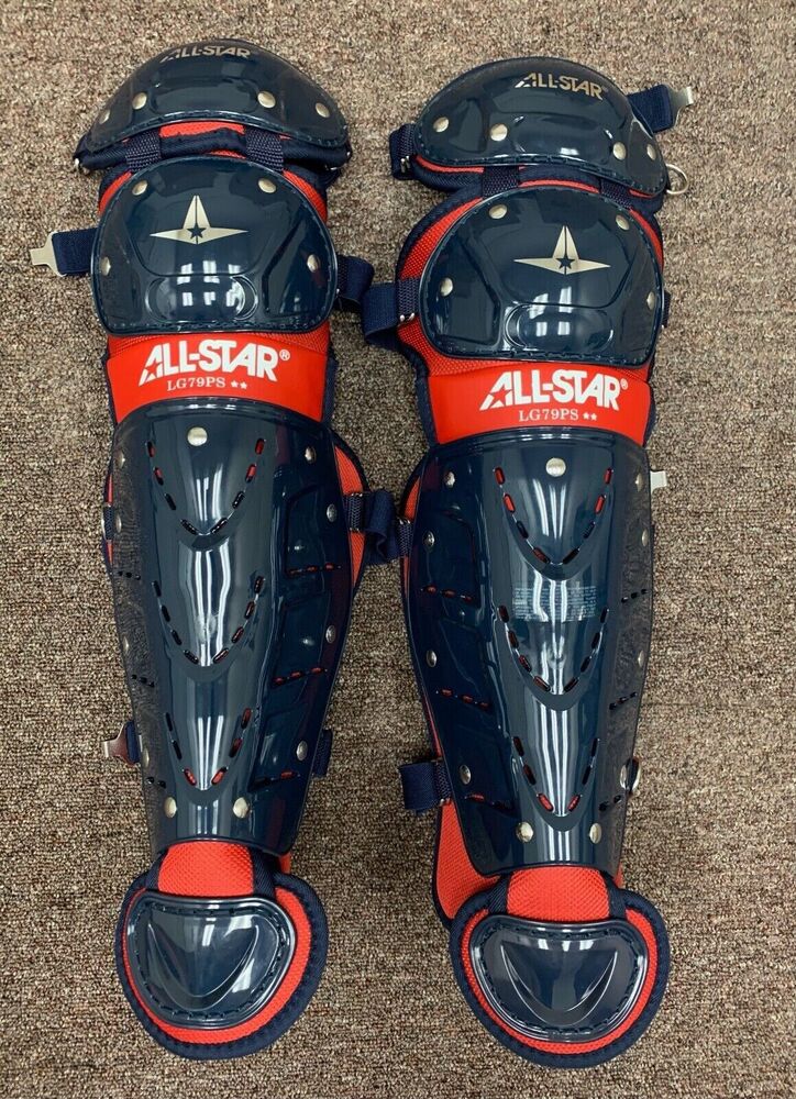 All Star Players Series Youth 10-12 Catchers Gear Set - Navy Blue Red ...