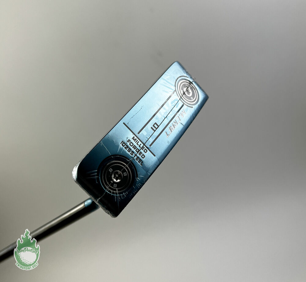 New RH Mizuno M Craft OMOI 01 Blue Ion Forged 34" Putter Steel Golf ...