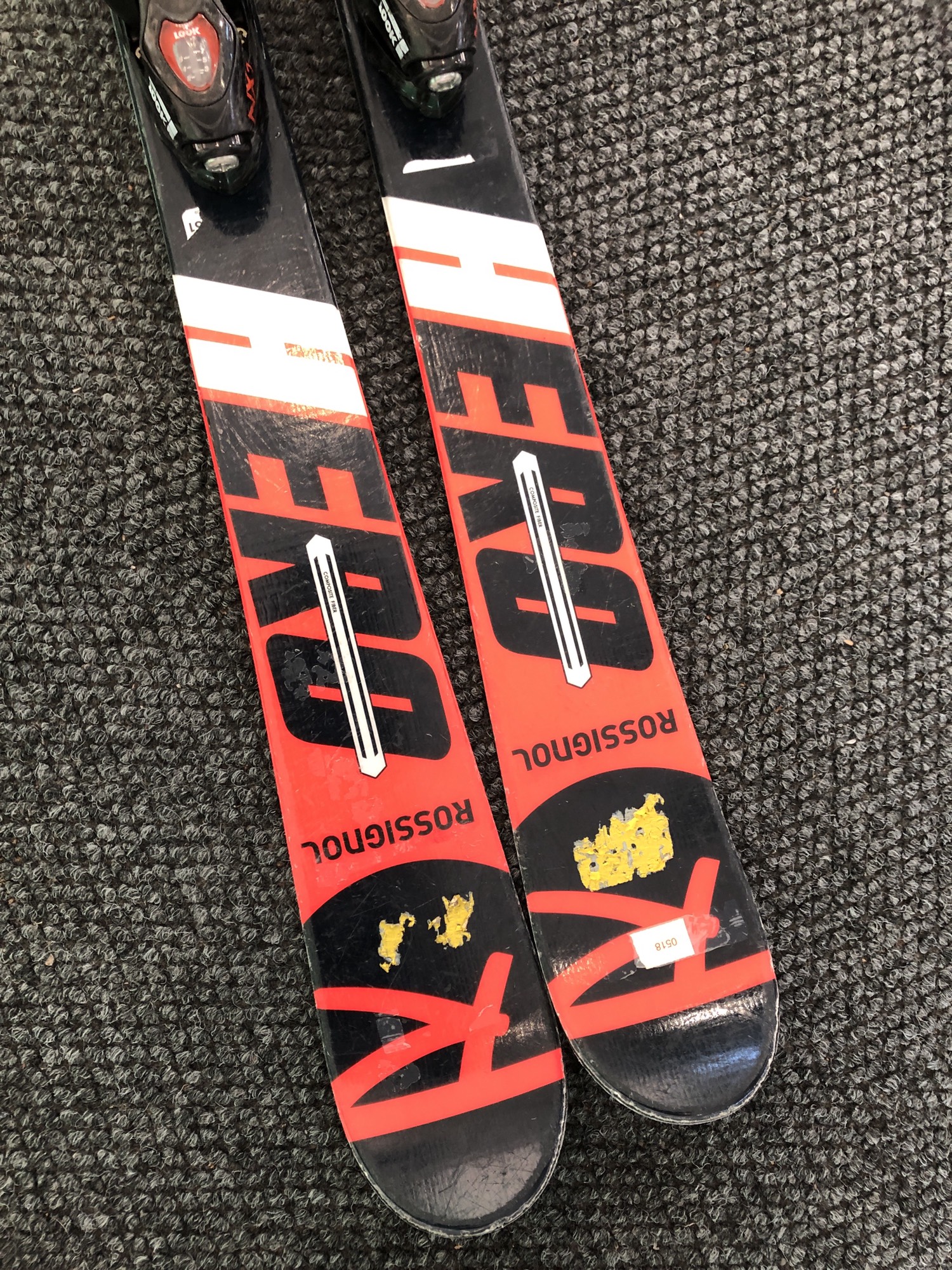 Used Less than 140 cm Rossignol Hero Jr Multi Event 120 Racing Skis Yes ...