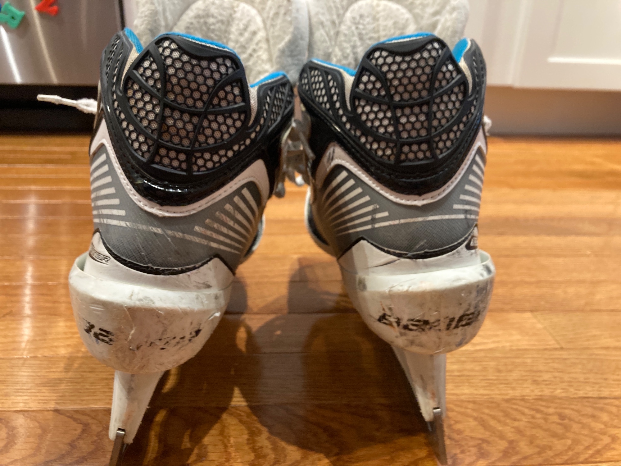 Senior Bauer Reactor 6000 Goalie Skates- Size 7.0. 2 sets of steel ...
