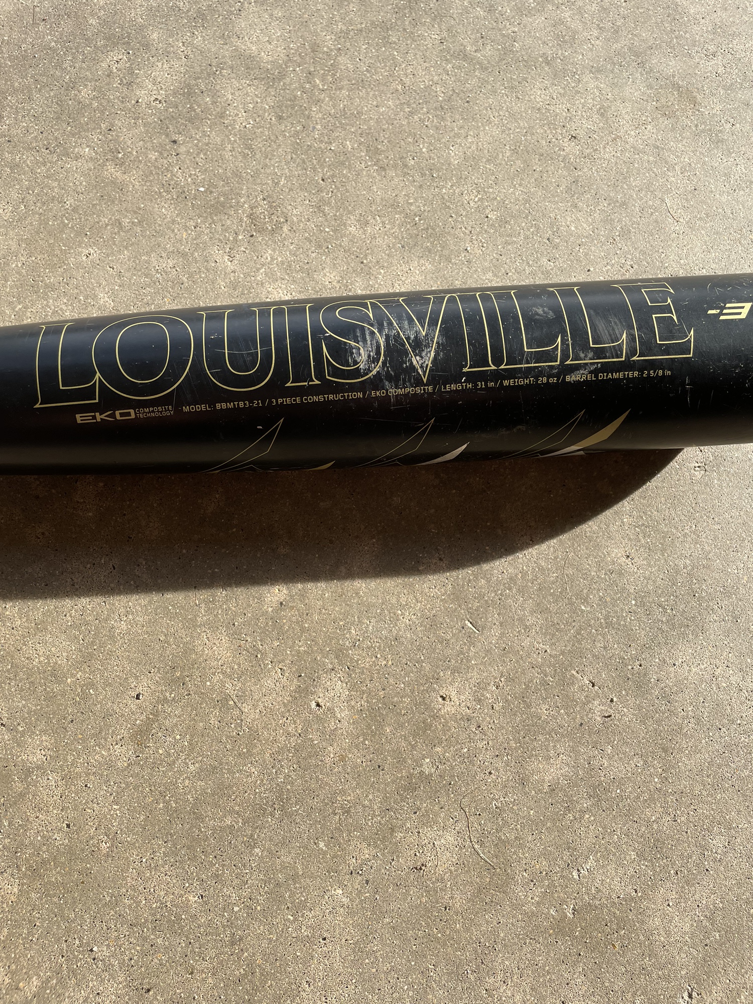 2021 Composite (-3) 28 oz 31" Louisville Slugger Meta Bat | SidelineSwap