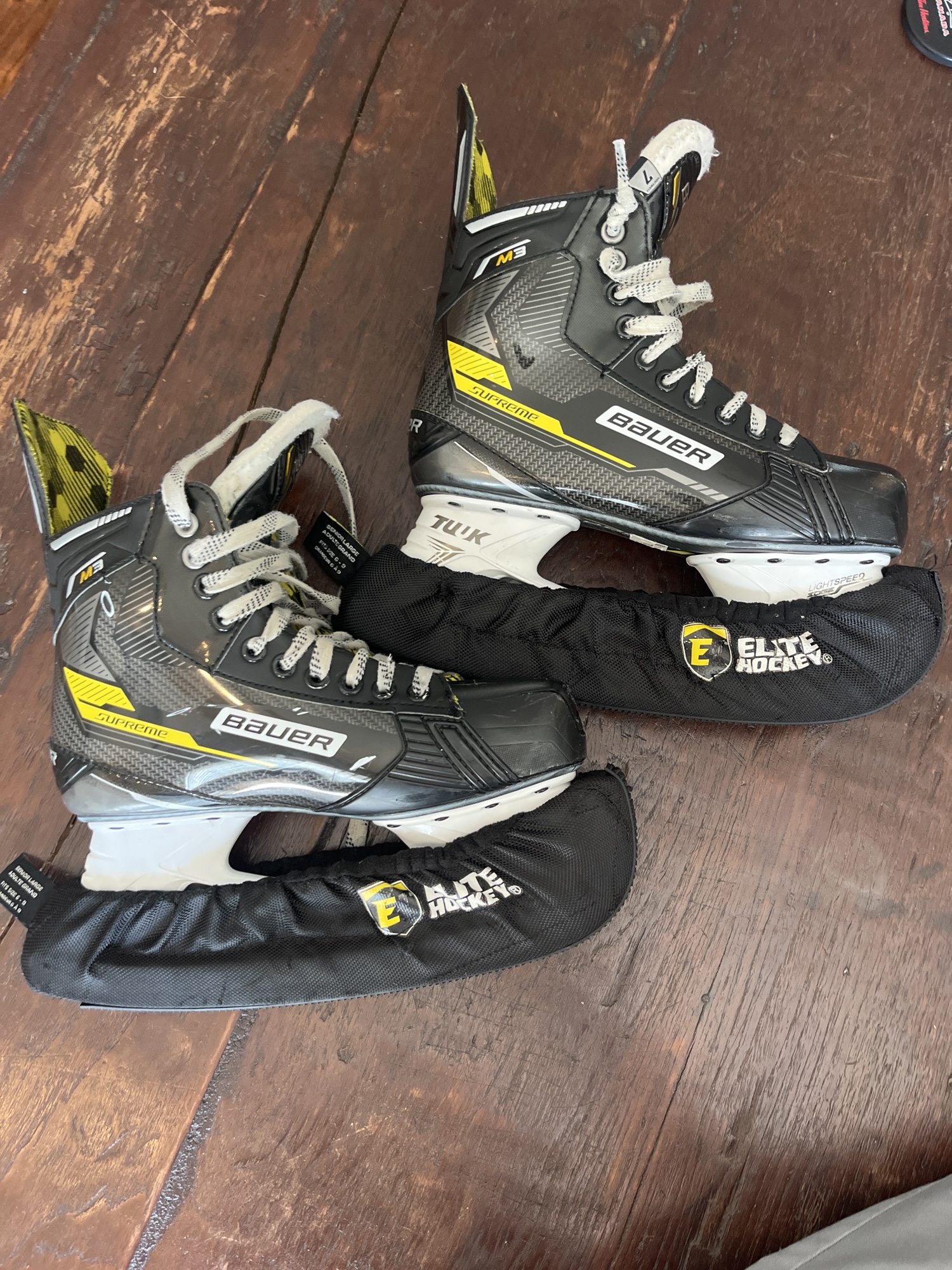 Used Bauer Extra Wide Width Size 7 Supreme Hockey Skates | SidelineSwap