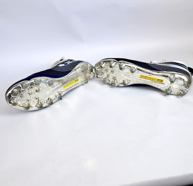 Used Under Armour UA Spotlight MC Football Cleats Navy Blue White ...