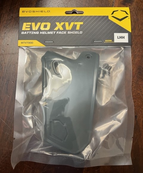 New L/XL EVO EVT Batting Helmet - Matte Gray/Charcoal with face shield | SidelineSwap