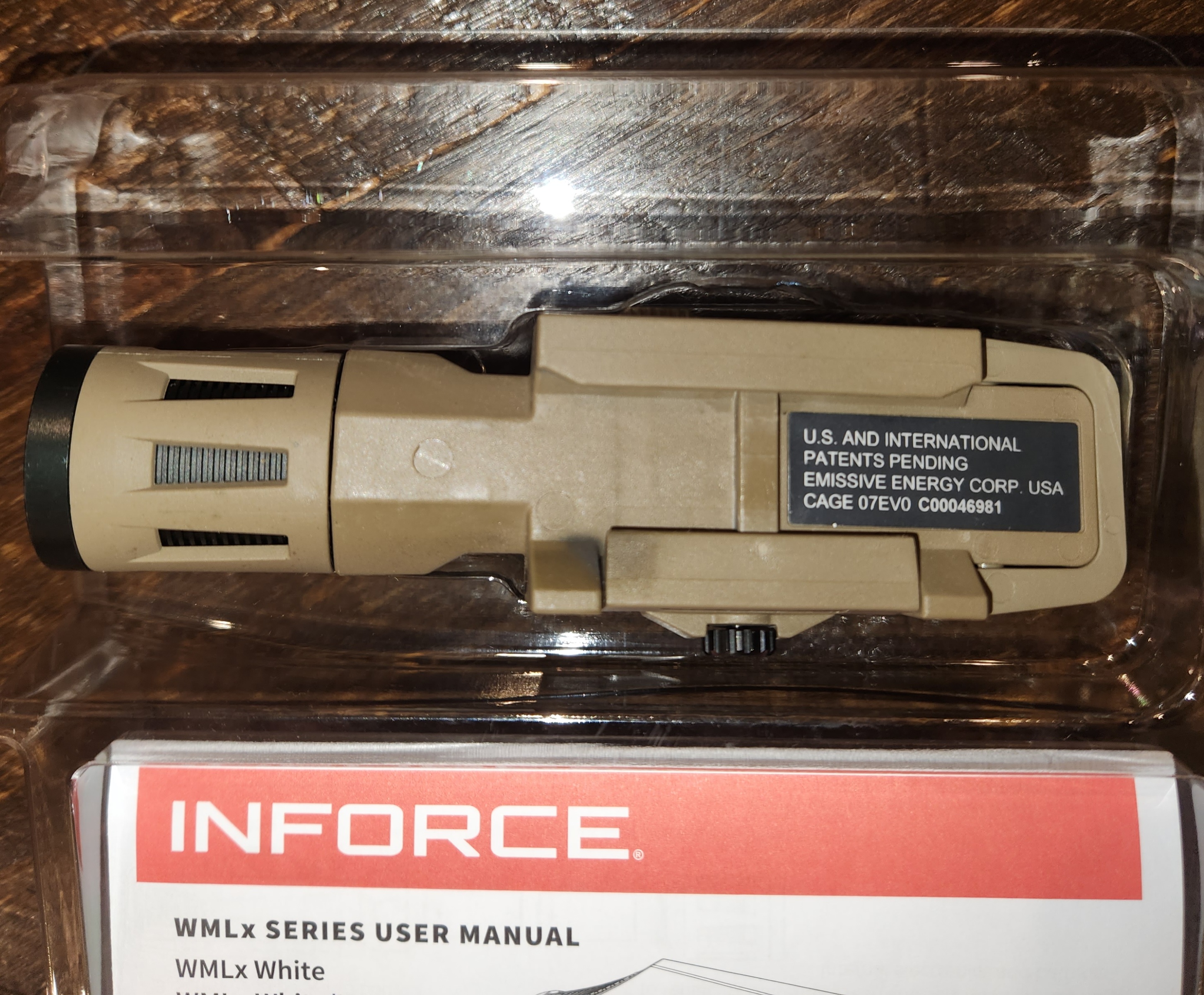 INFORCE GEN 2 WMLx 800 LUMEN FDE WEAPON LIGHT LIGHTLY USED | SidelineSwap