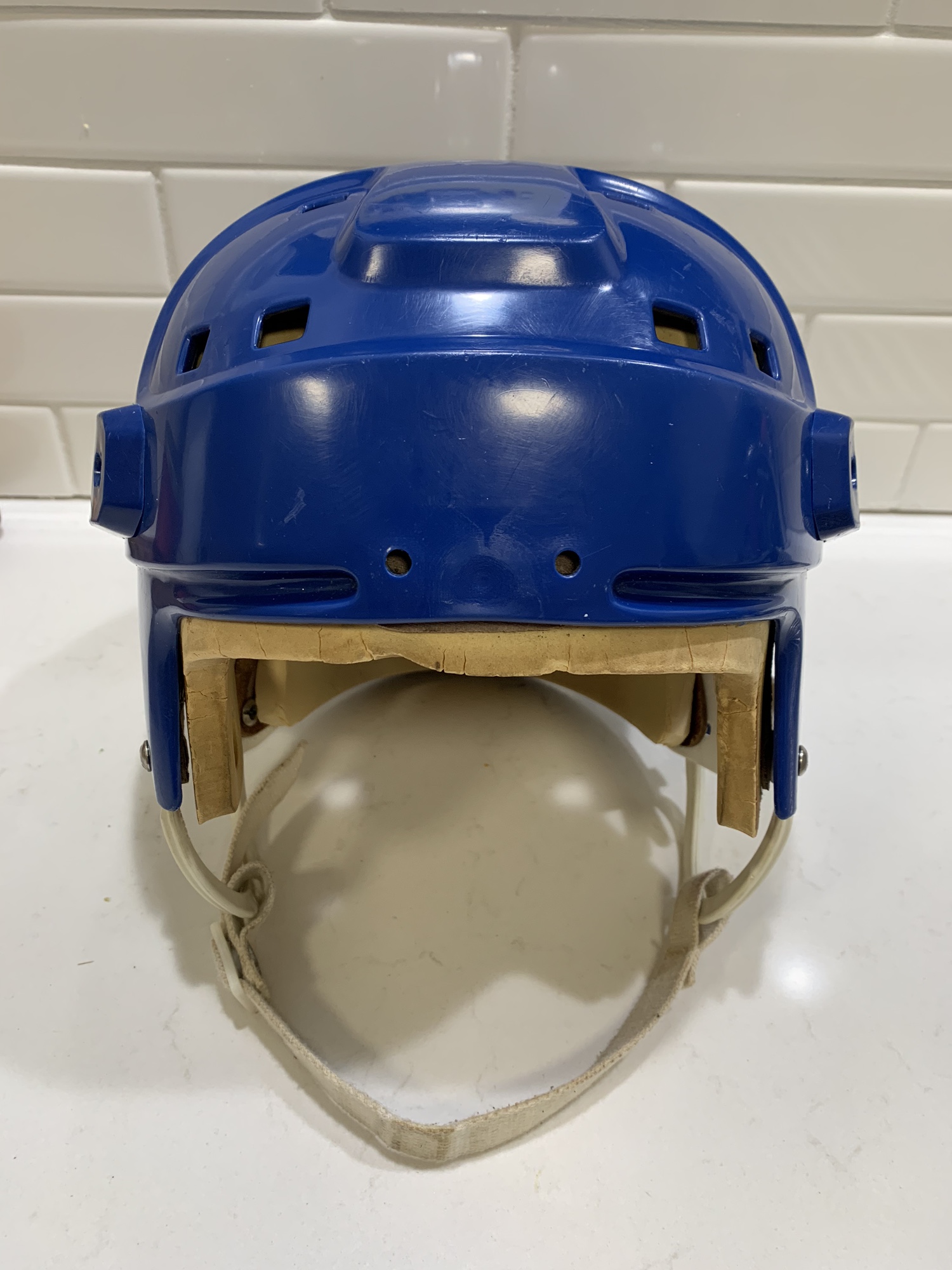 Cooper SK2000 Large Blue Helmet Mark Messier Style Used Large SK 2000 ...