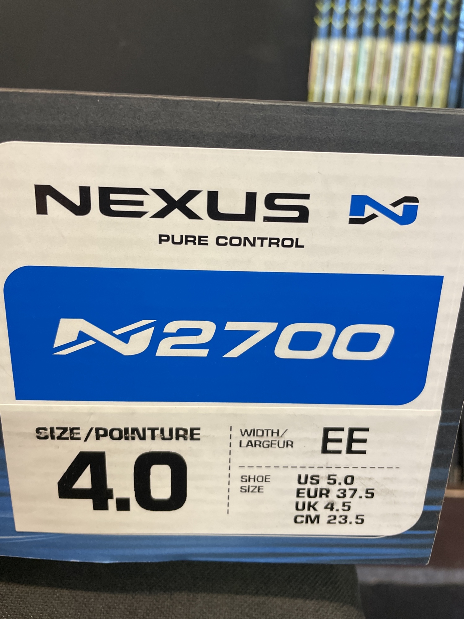 New Bauer Extra Wide Width Size 4 Nexus N2700 Hockey Skates | SidelineSwap