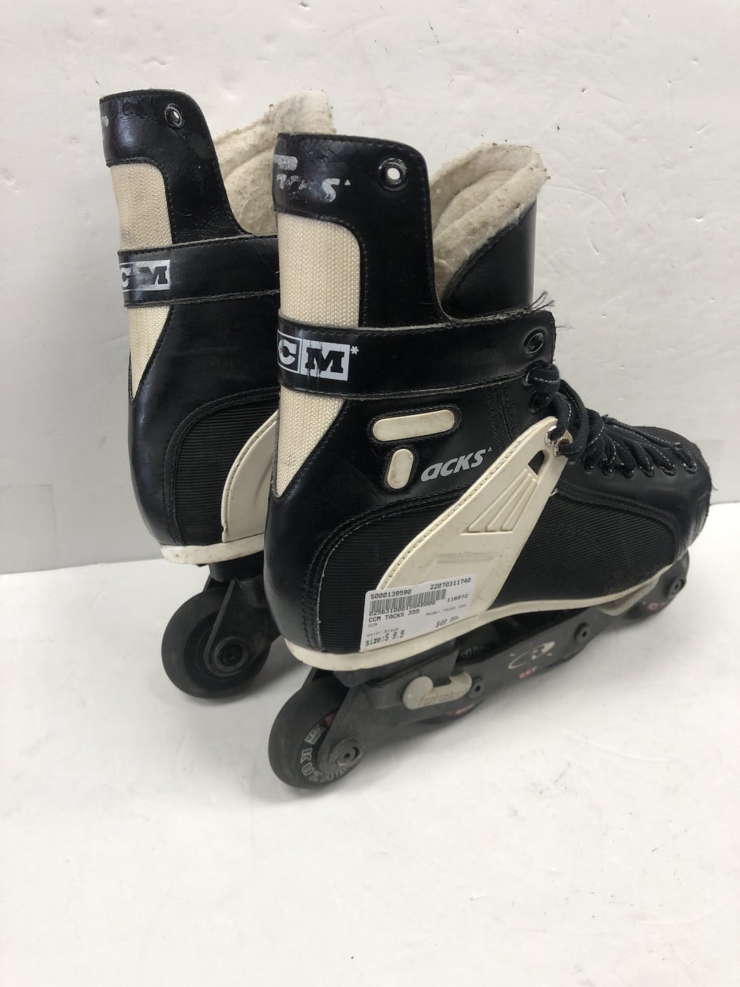 Used Ccm Tacks 355 Senior 9.5 Roller Hockey Skates | SidelineSwap