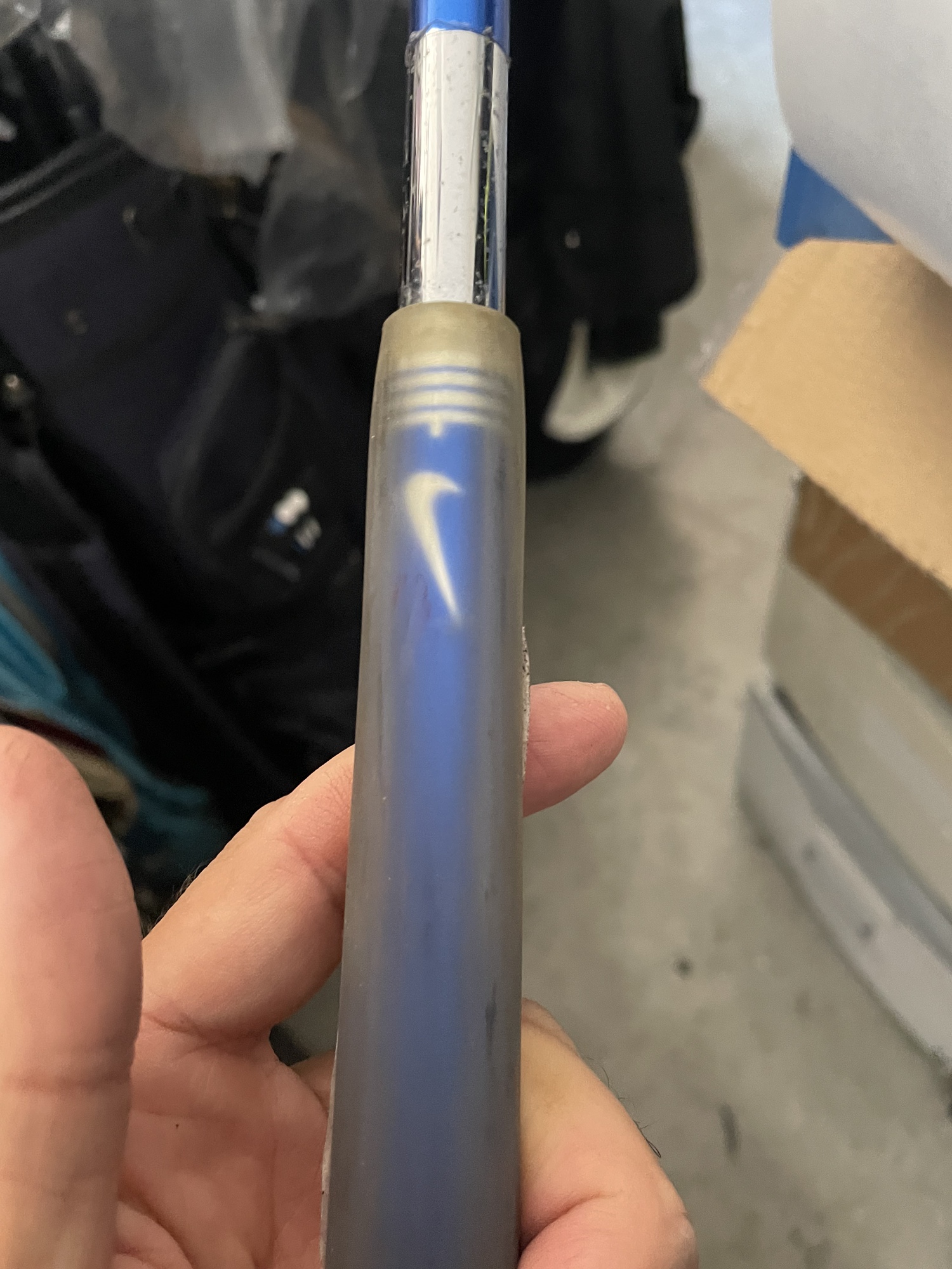 Nike OZ T100 Blue Putter 34 Steel Shaft Blue Chip Right Handed ...