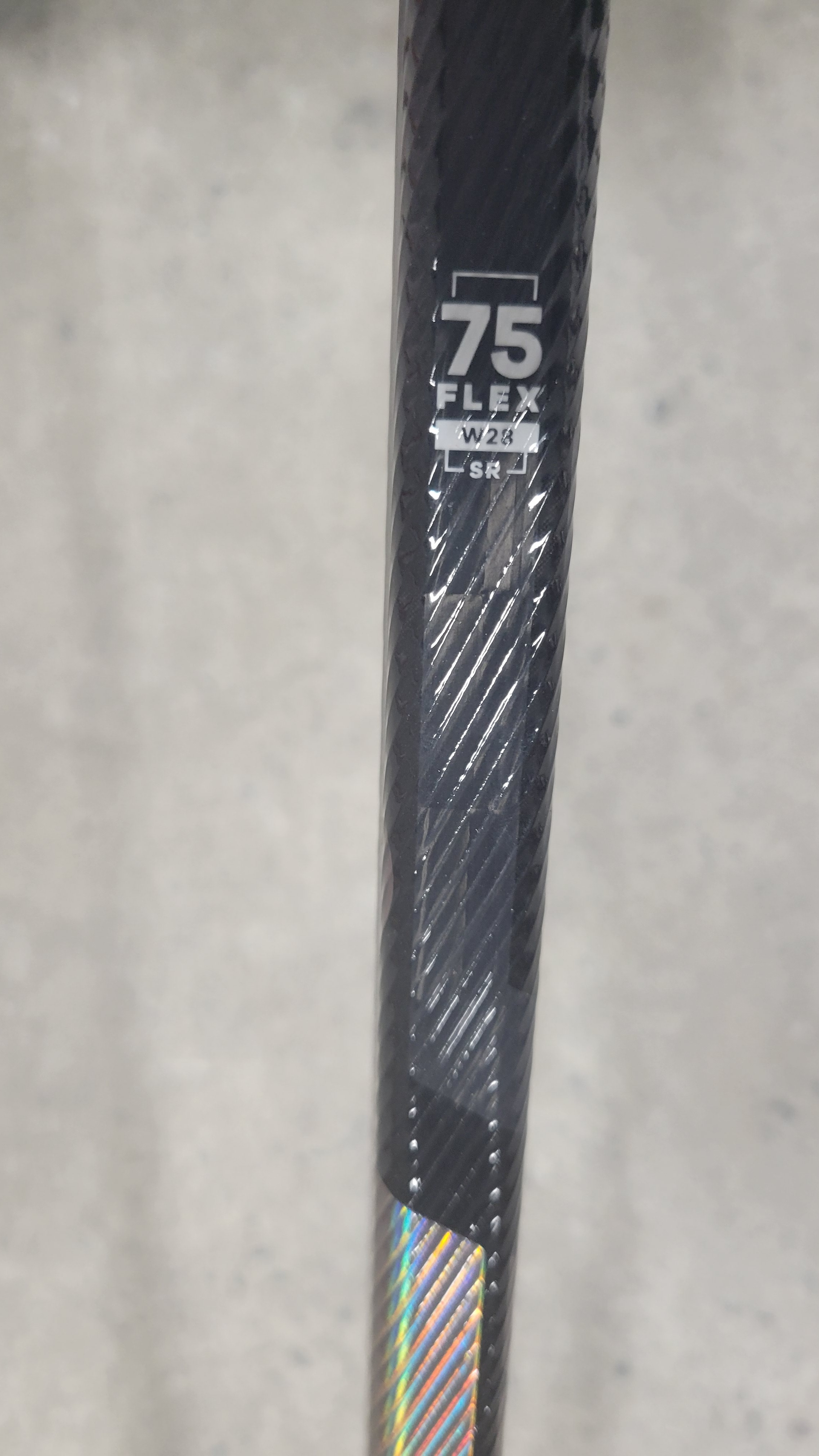 New Right Hand Warrior Super Novium Hockey Stick W28 75 flex | SidelineSwap