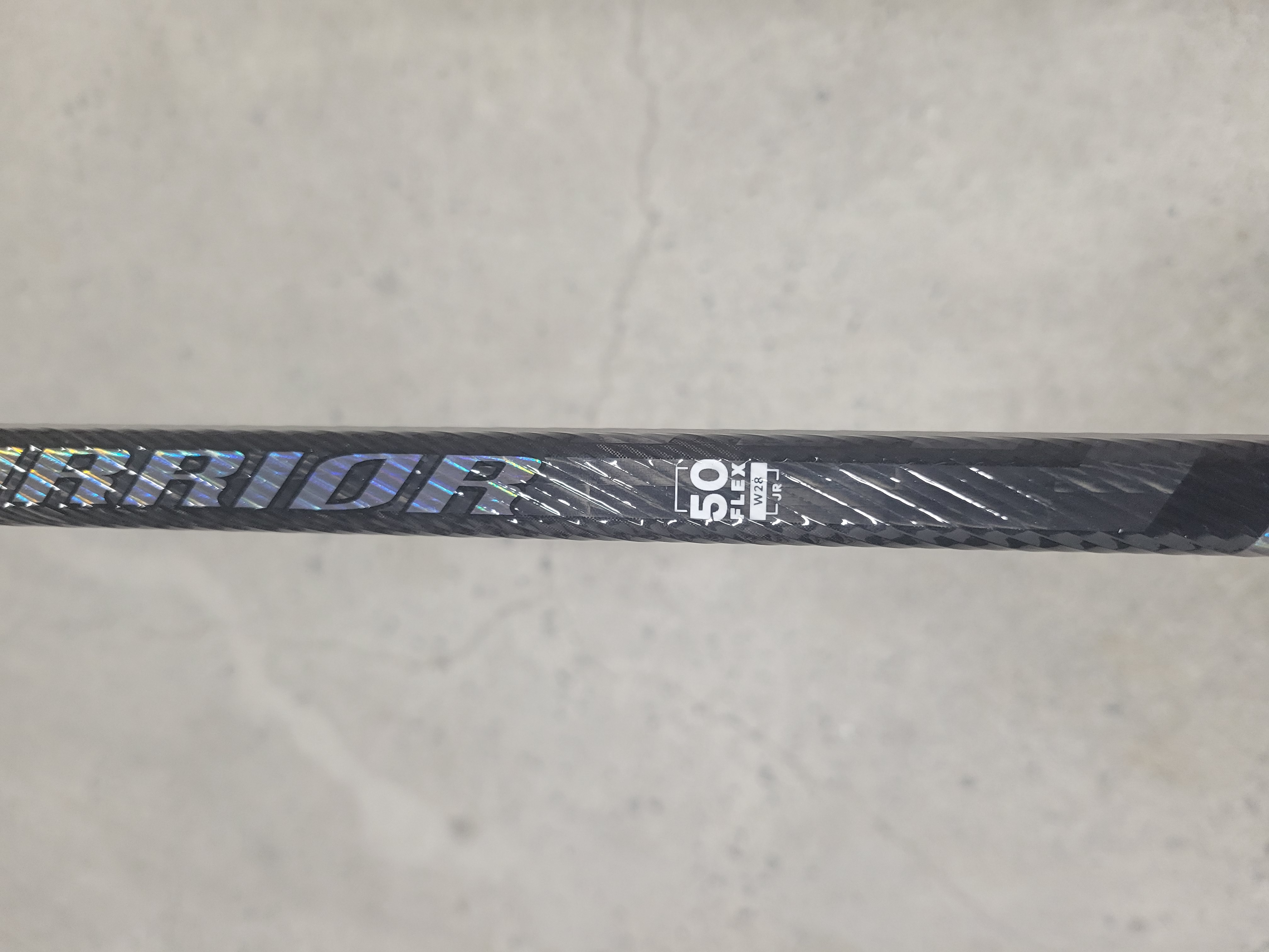 New Right Hand Warrior Super Novium Hockey Stick W28 50 flex | SidelineSwap