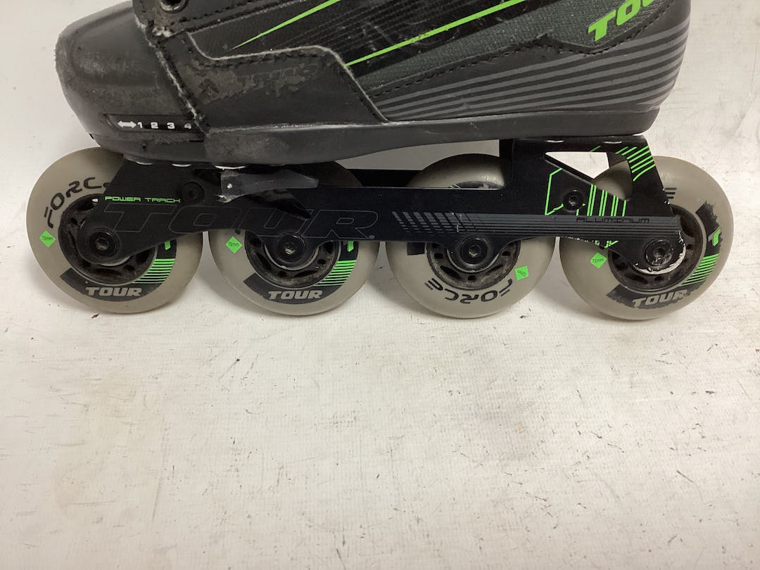 Used Tour Skate Code 9 Adjustable Roller Hockey Skates | SidelineSwap