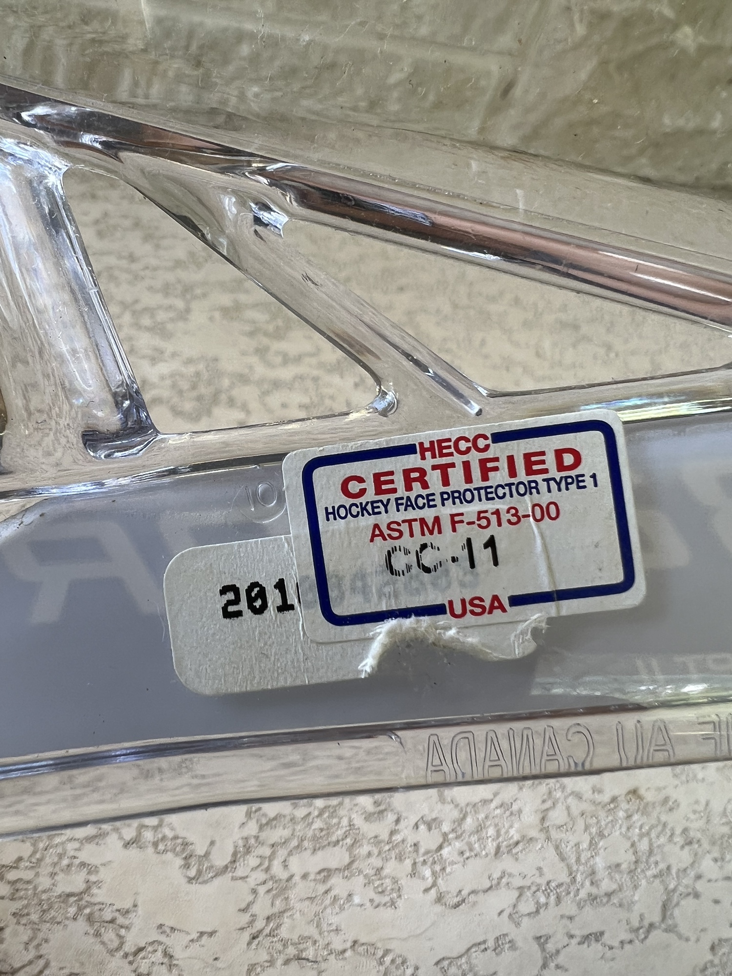 B04 Used Medium Bauer Concept 2 Full Shield Cages, Visors & Shields ...