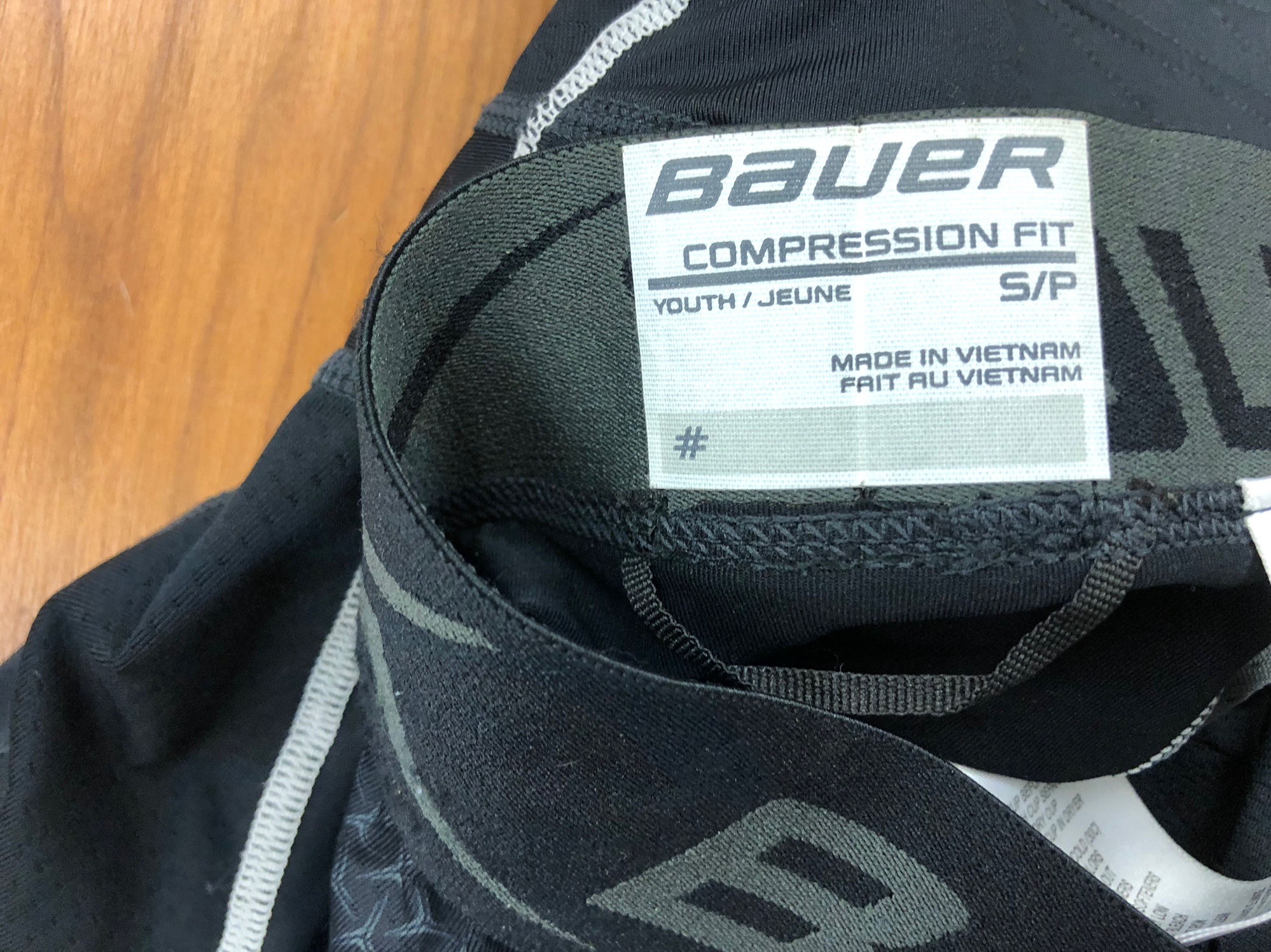 Used Bauer Compression Jock Shorts w/cup Youth small | SidelineSwap