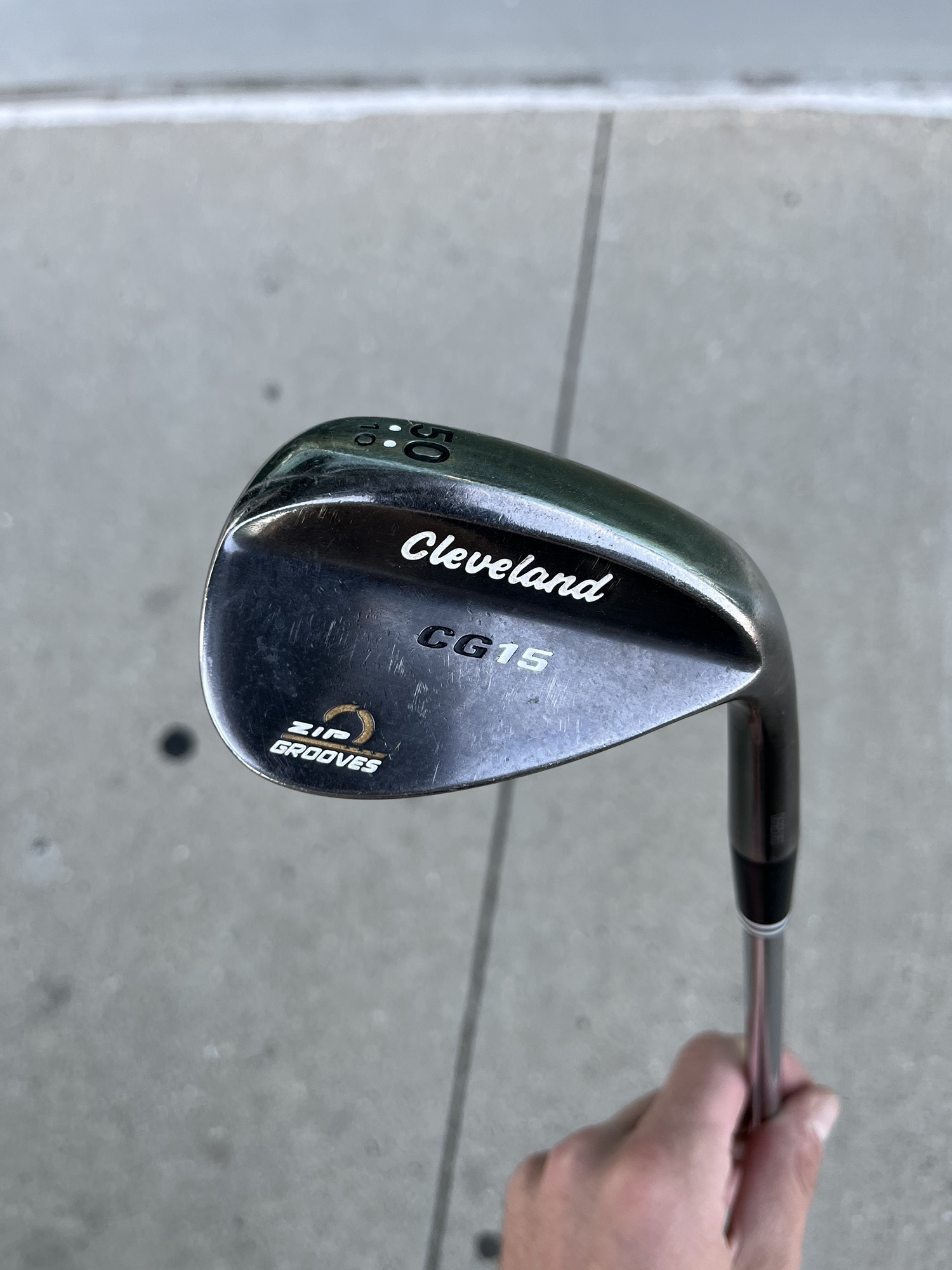 Used Men's Cleveland CG15 Right Wedge Wedge Flex 50 Steel | SidelineSwap