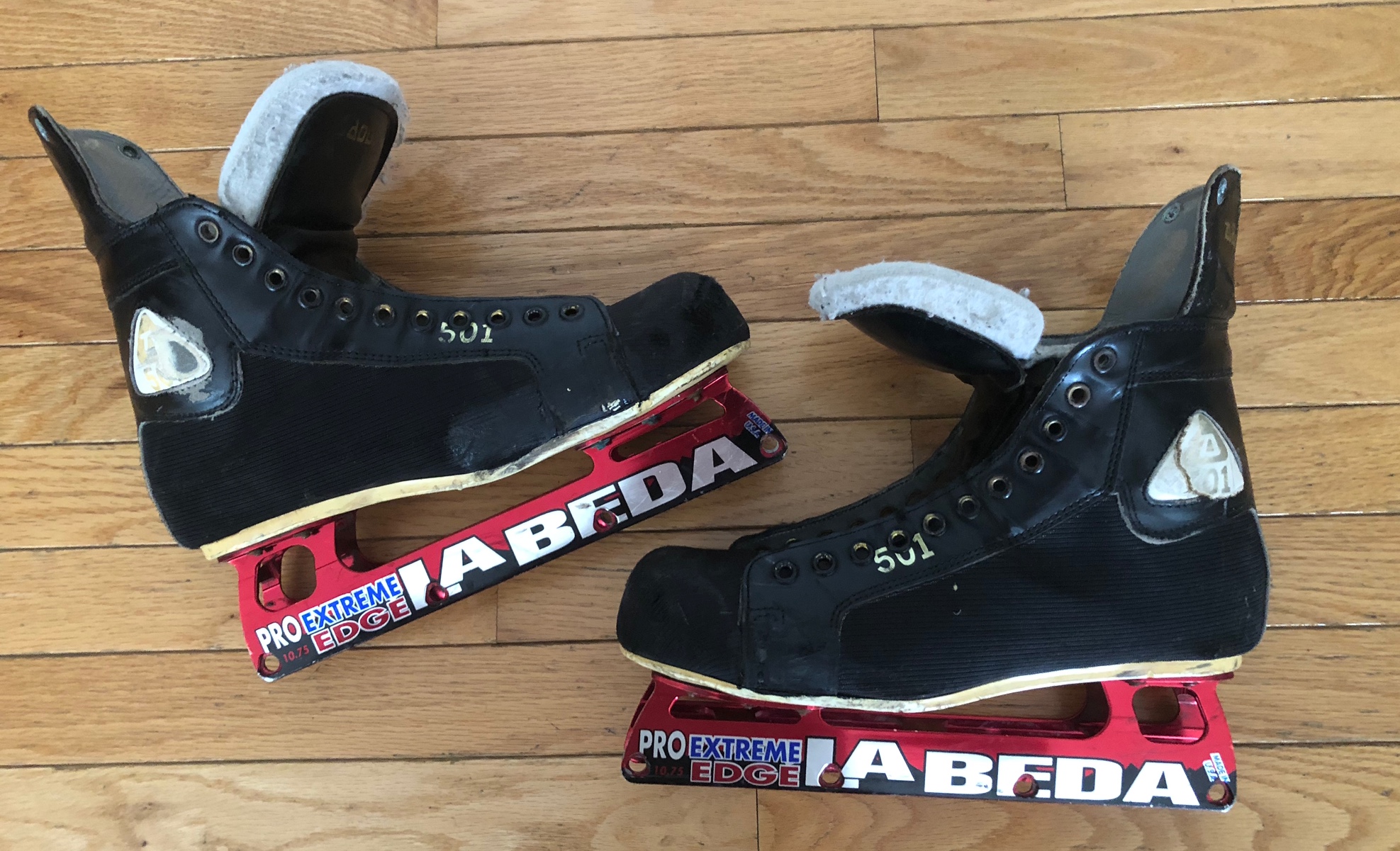 DAOUST 501 Hockey Skates w/ Labeda Pro Extreme Edge Inline/Roller ...