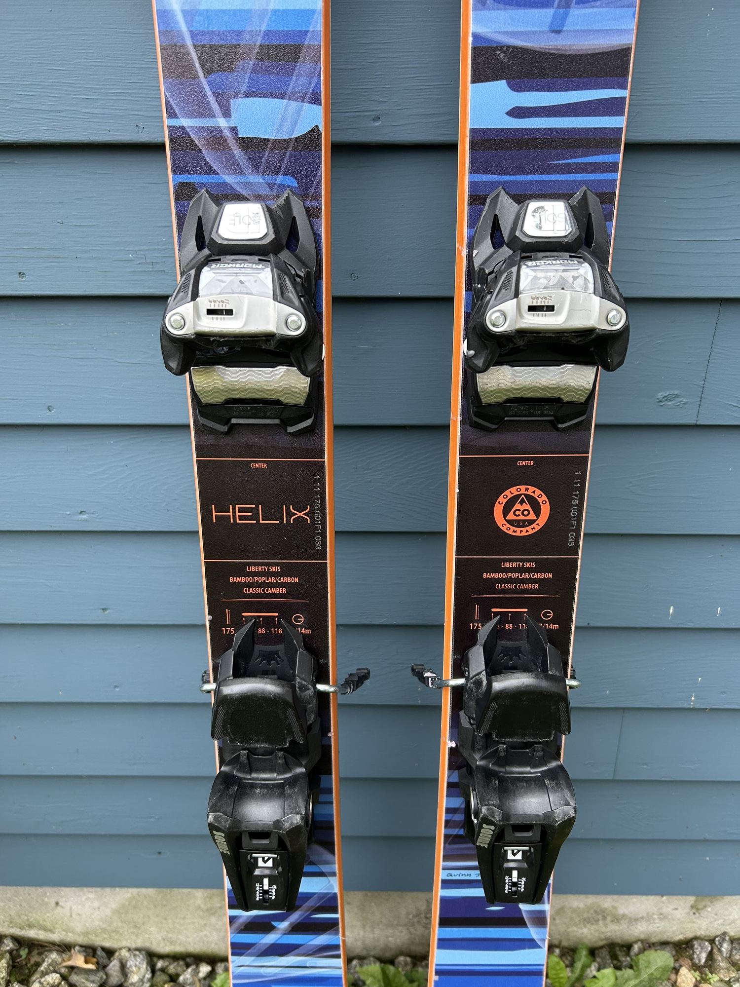 Liberty Helix, 175 Twin Tip Ski with a Marker Squire Binding | SidelineSwap
