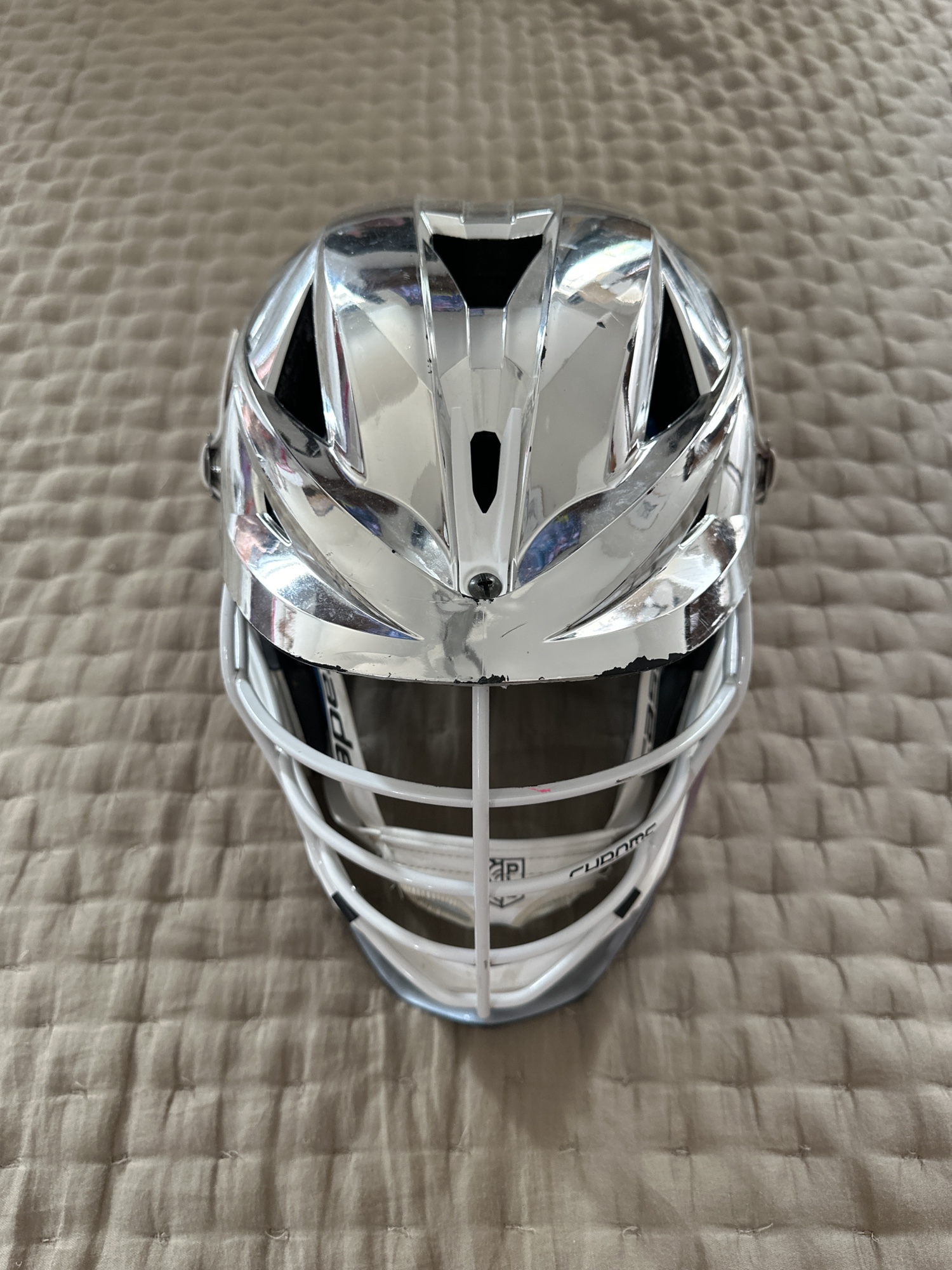 Game Worn PLL Chrome Cascade XRS Helmet | SidelineSwap
