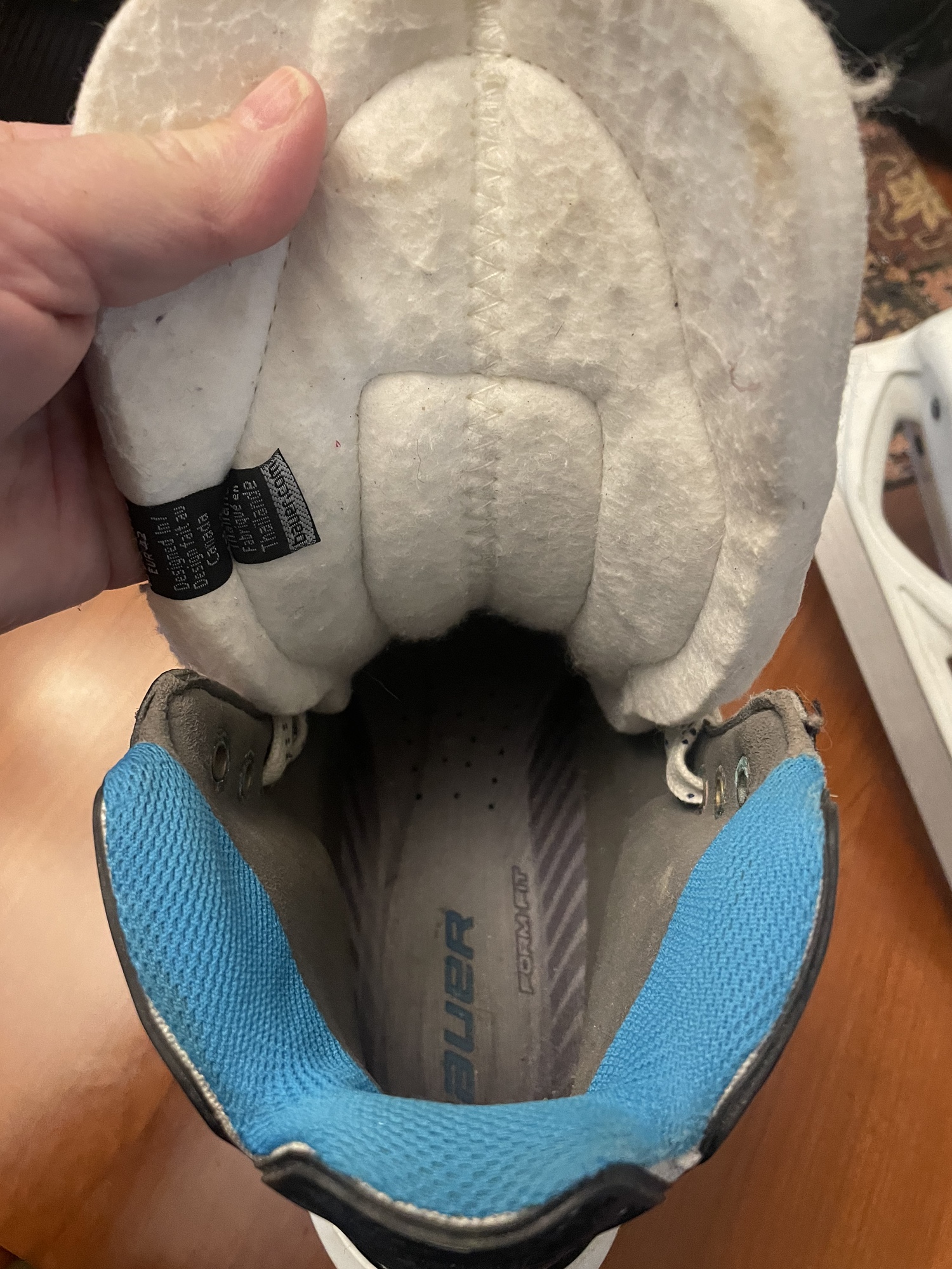 Used Bauer Regular Width Size 7 Reactor 4000 Hockey Goalie Skates ...