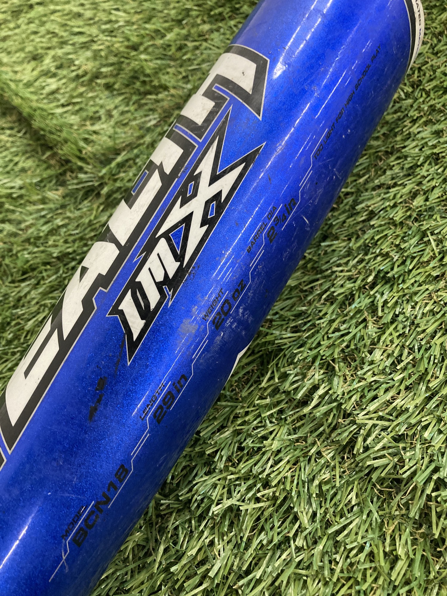 Used UNCERTIFIED Easton Stealth imx Composite Bat -9 20OZ 29 ...