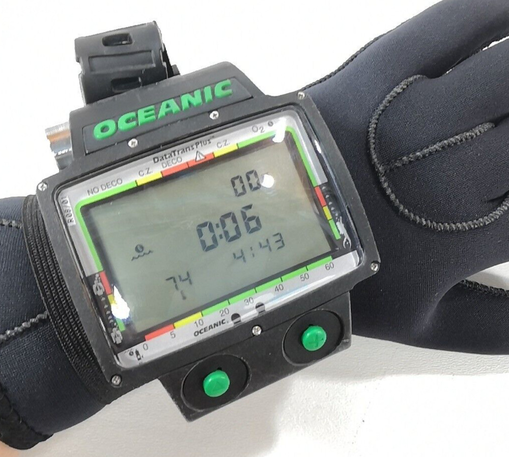 Oceanic DataTrans Plus Wireless Nitrox Scuba Dive Computer Data Trans ...
