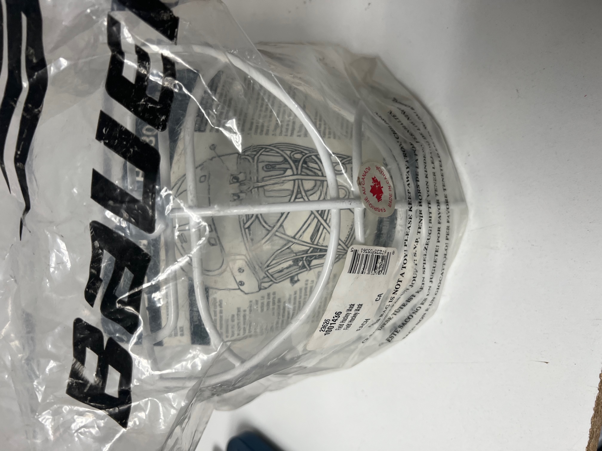 NEW Bauer HM30 Goalie Combo Cage Vintage Cooper Osgood Cloutier Etc ...