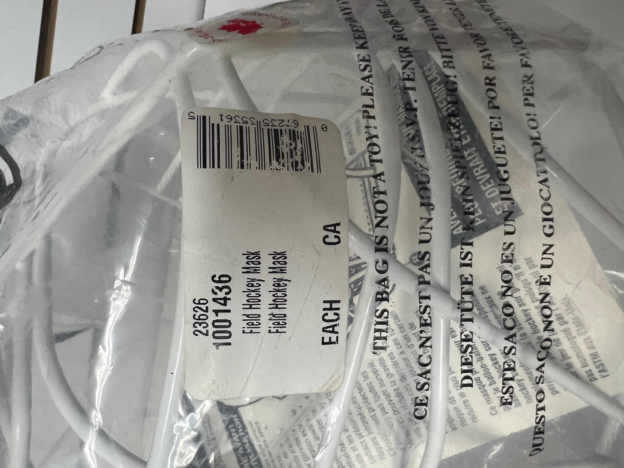 NEW Bauer HM30 Goalie Combo Cage Vintage Cooper Osgood Cloutier Etc ...