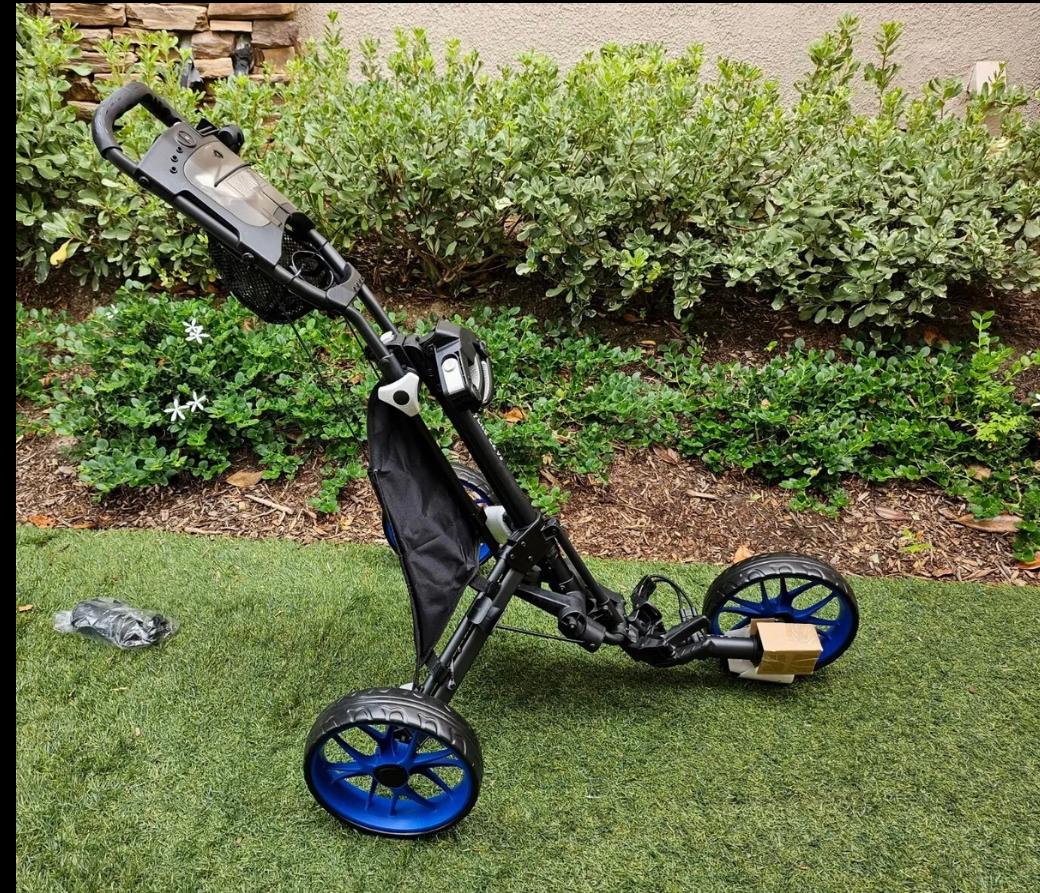 Caddytek CaddyLite EZ V8 Compact Semi Auto Folding Unfolding Golf Push ... Caddytek CaddyLite EZ V8 Compact Semi Auto Folding Unfolding Golf Push ...