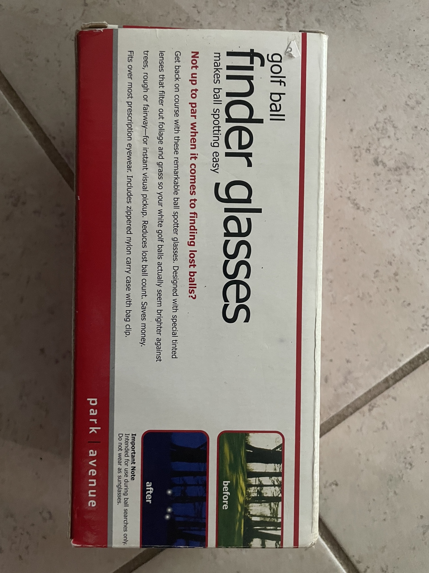 Golf Ball Finder Glasses With Case Sidelineswap