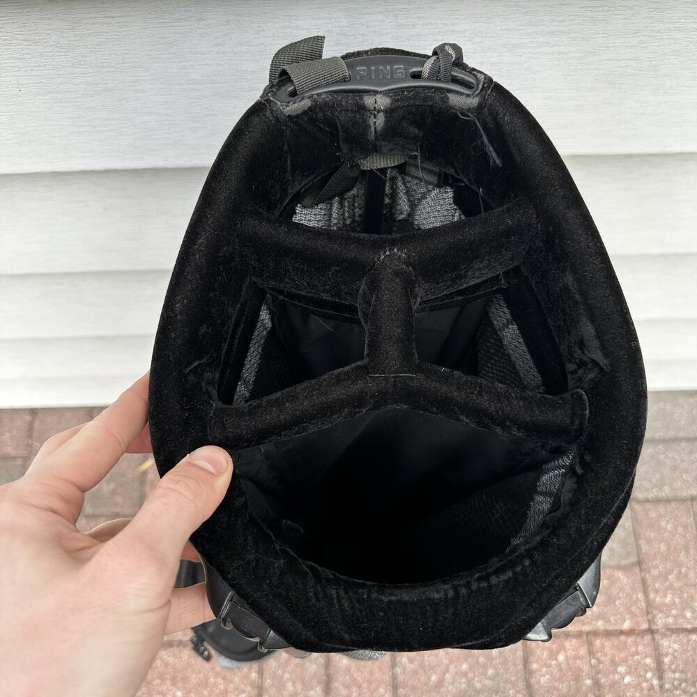 Ping Hoofer 2 Golf Club 4 Way Carry Stand Bag Dual Straps Black White ...