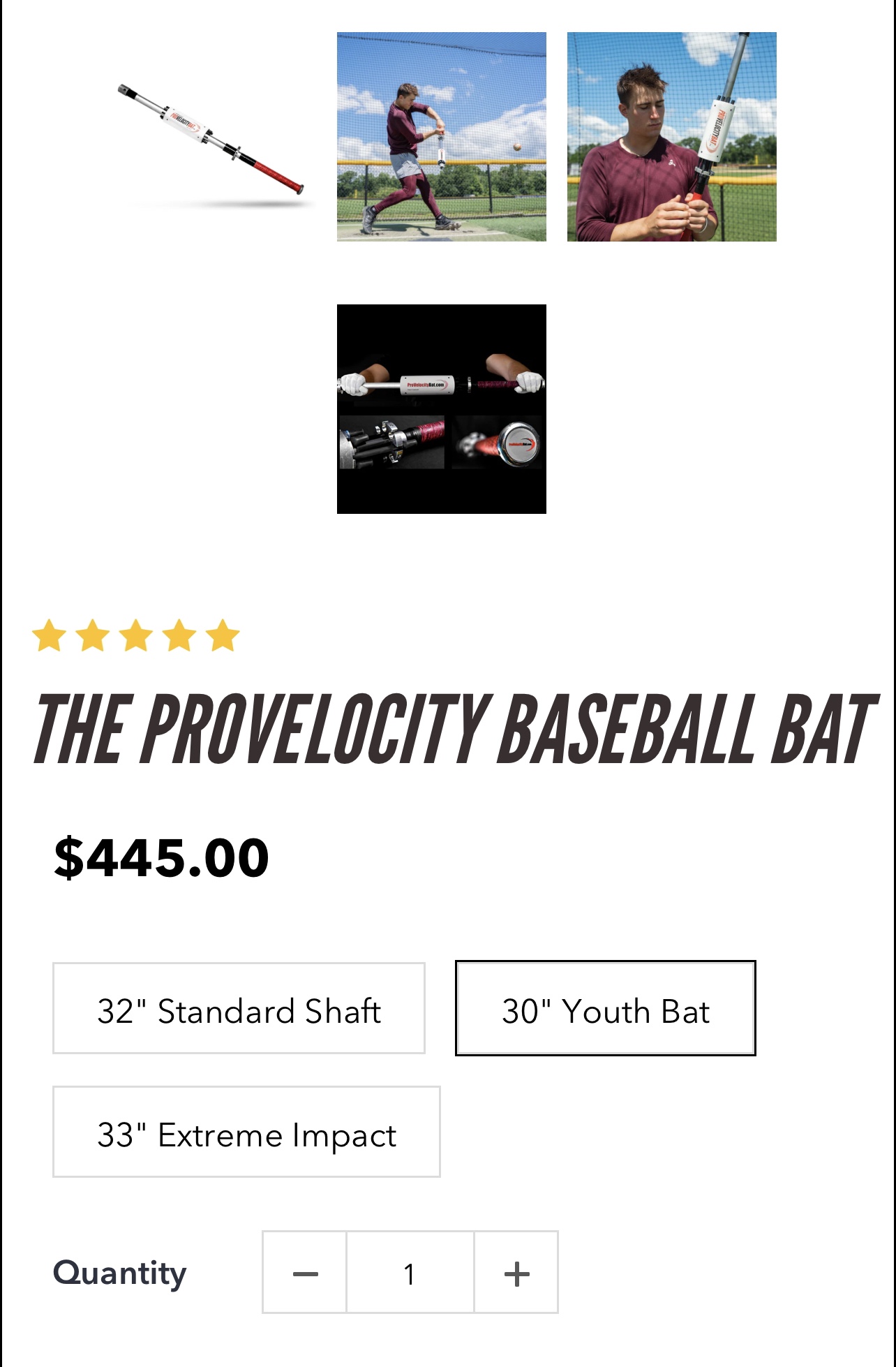 30” pro velocity training baseball bat | SidelineSwap