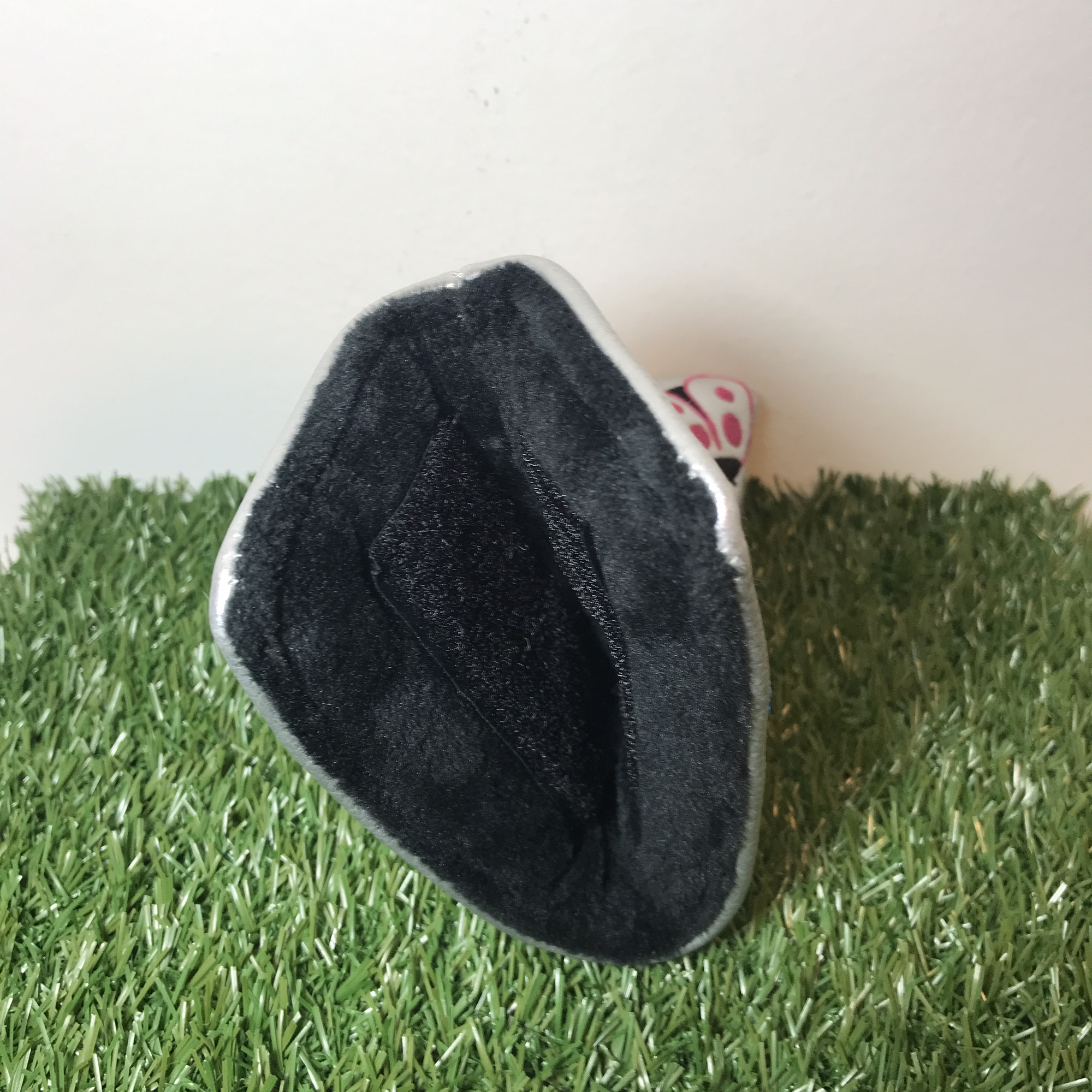 Blade Putter Head Cover - Lady Bug and Flowers Pattern - Silver ...