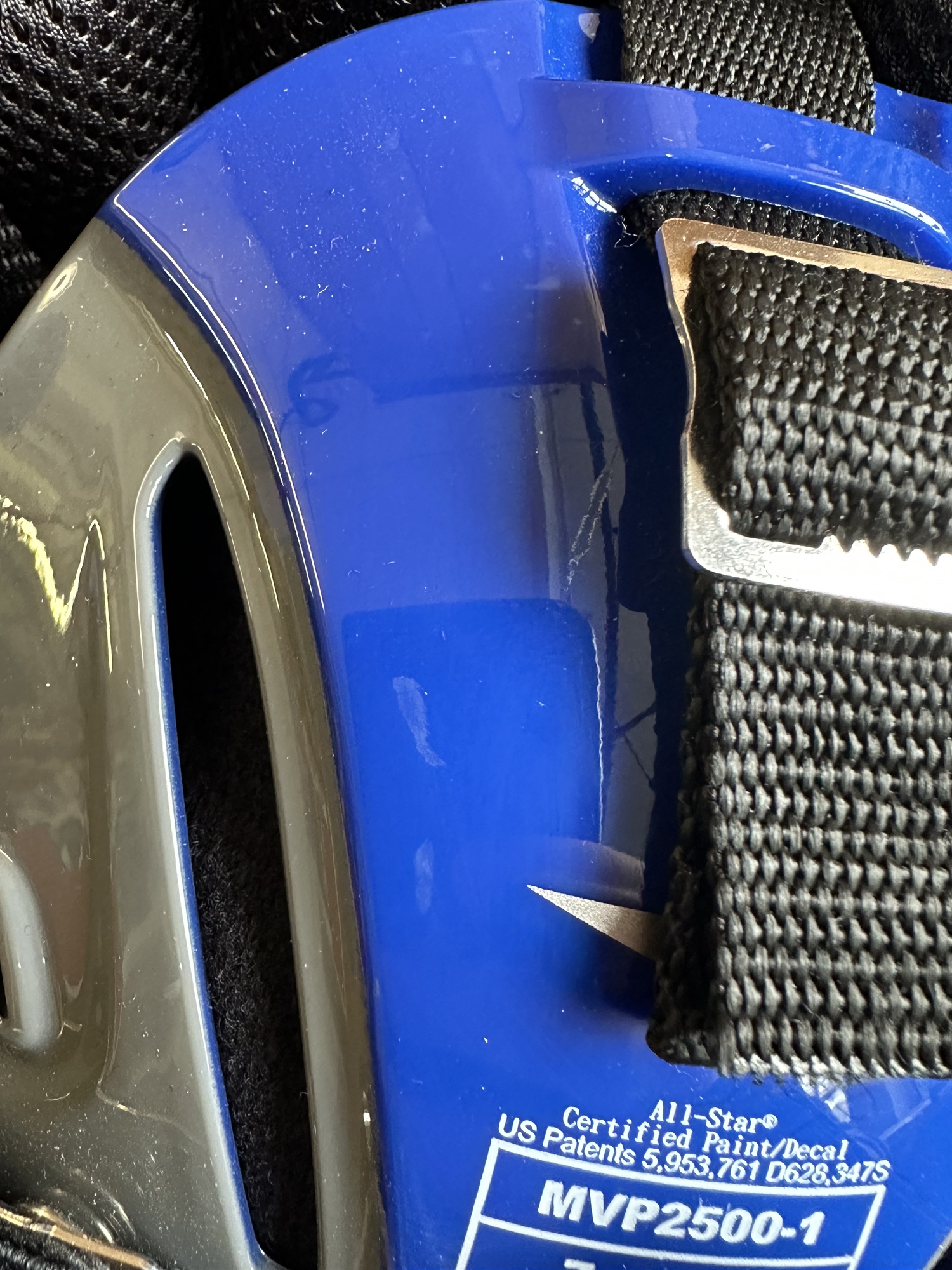 New All-Star MVP2500-TT Catcher's Mask Royal/Graphite | SidelineSwap