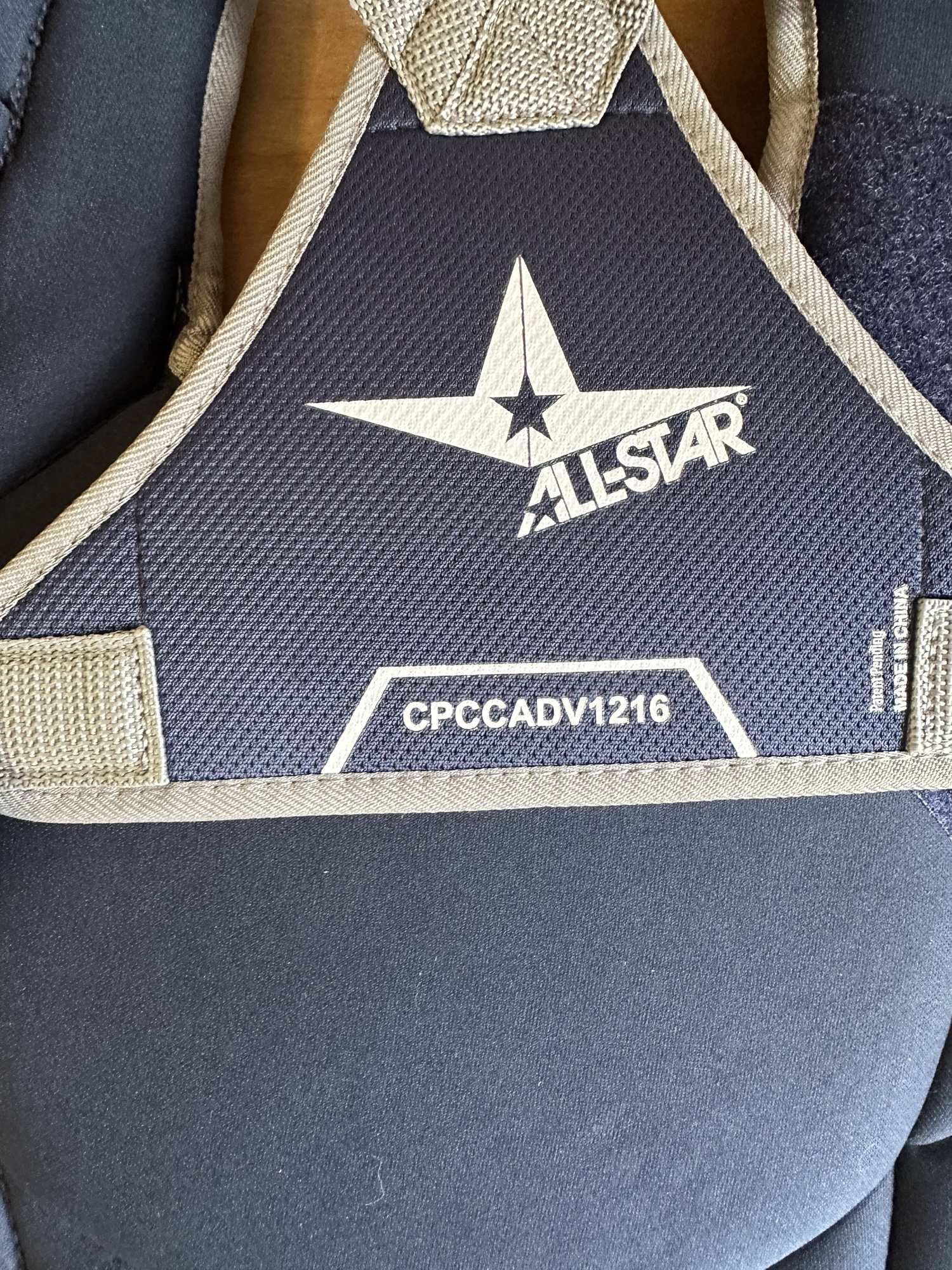 New All-Star Advanced Series CPCCADV1216 Catcher's Chest Protector Navy ...