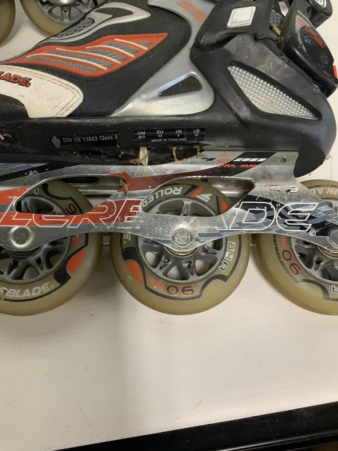 Used Rollerblade Crossfire 6.0 Senior 10 Inline Skates - Rec And ...