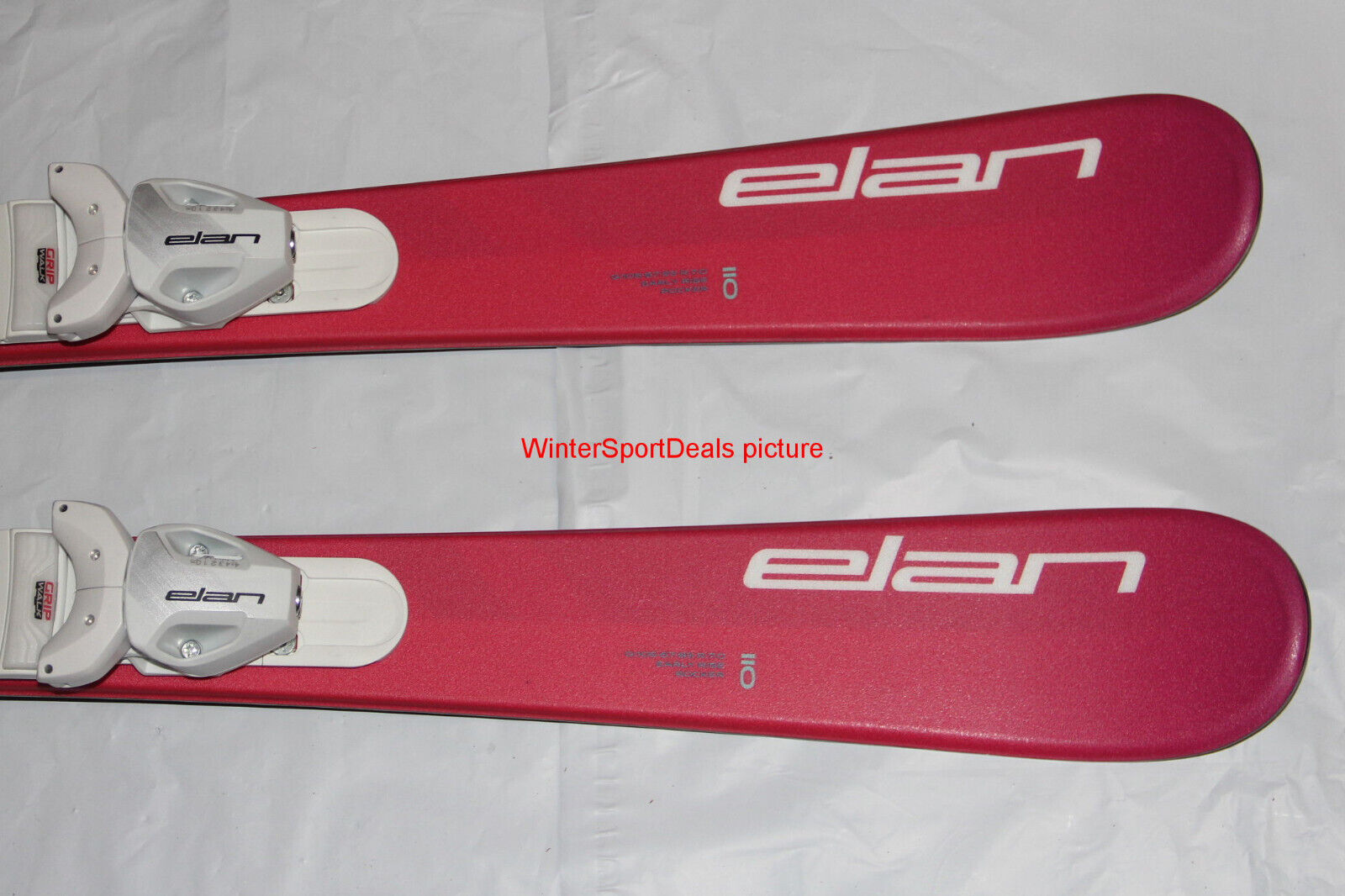 NEW 2024 Elan lil magic girls kids Ski System 110cm with EL 4.5 GW size ...