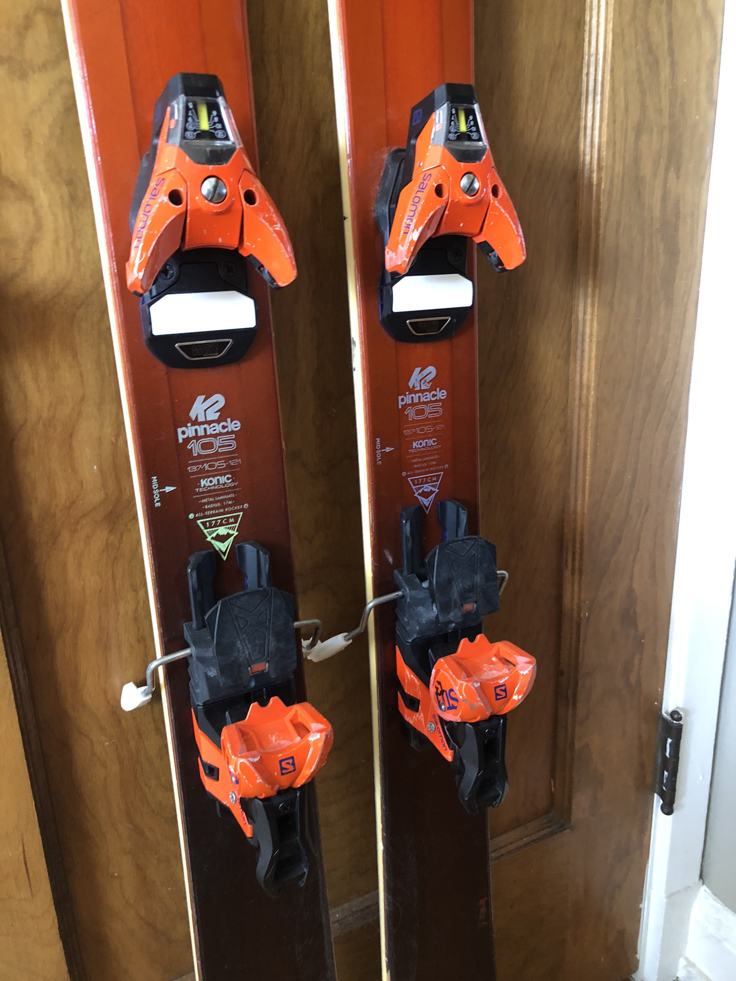K2 Pinnacle 105 177cm with Salomon STH13 WTR Bindings | SidelineSwap