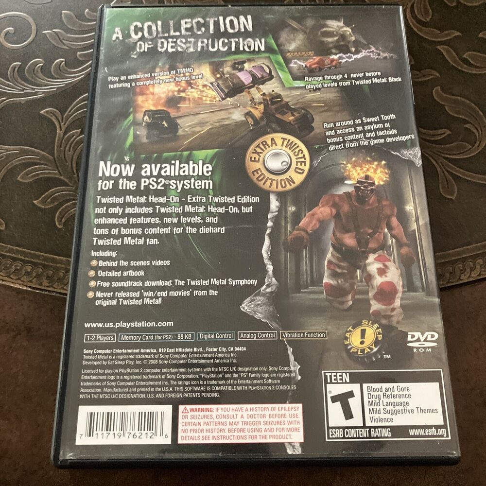 Twisted Metal - Head-On - Extra Twisted Edition (Sony PlayStation 2 PS2 ...