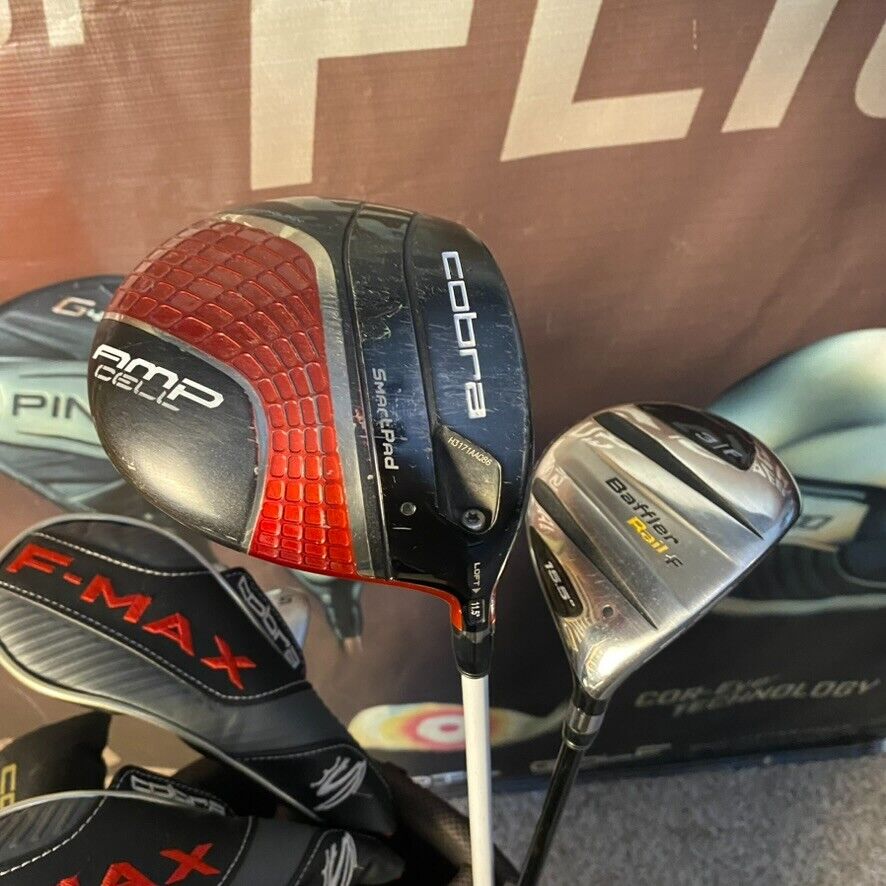 RH Mens Cobra FMAX SuperLite Golf Club Complete Set With Cobra Bag ...